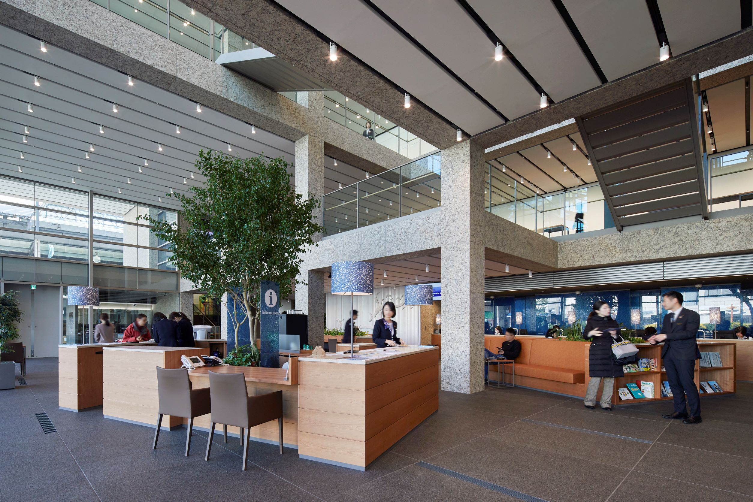 Awa Bank Head Office Sales Department Building by NIKKEN SEKKEI LTD ...