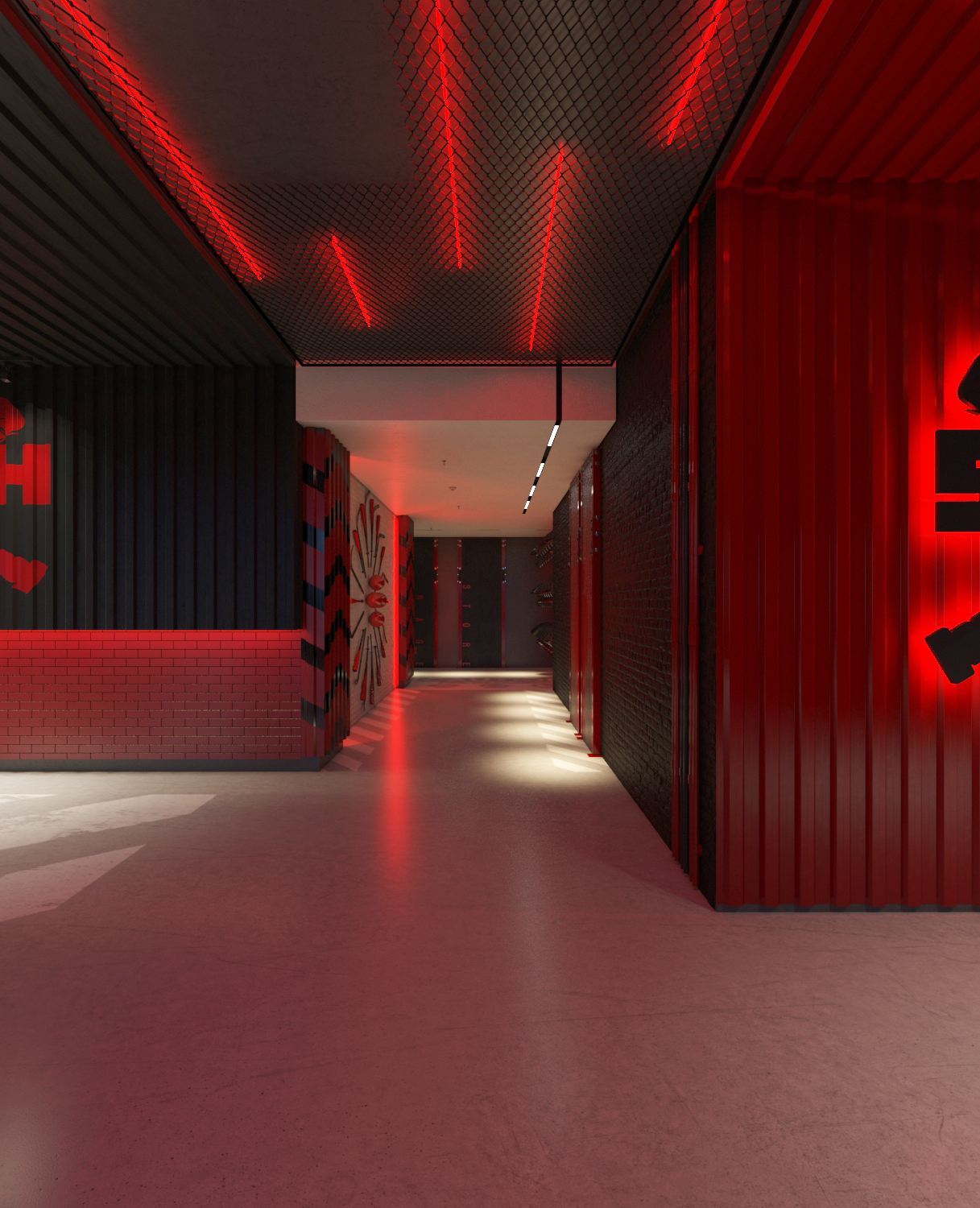 The Smash Room - Abu Dhabi UAE by I + W design studio - Architizer