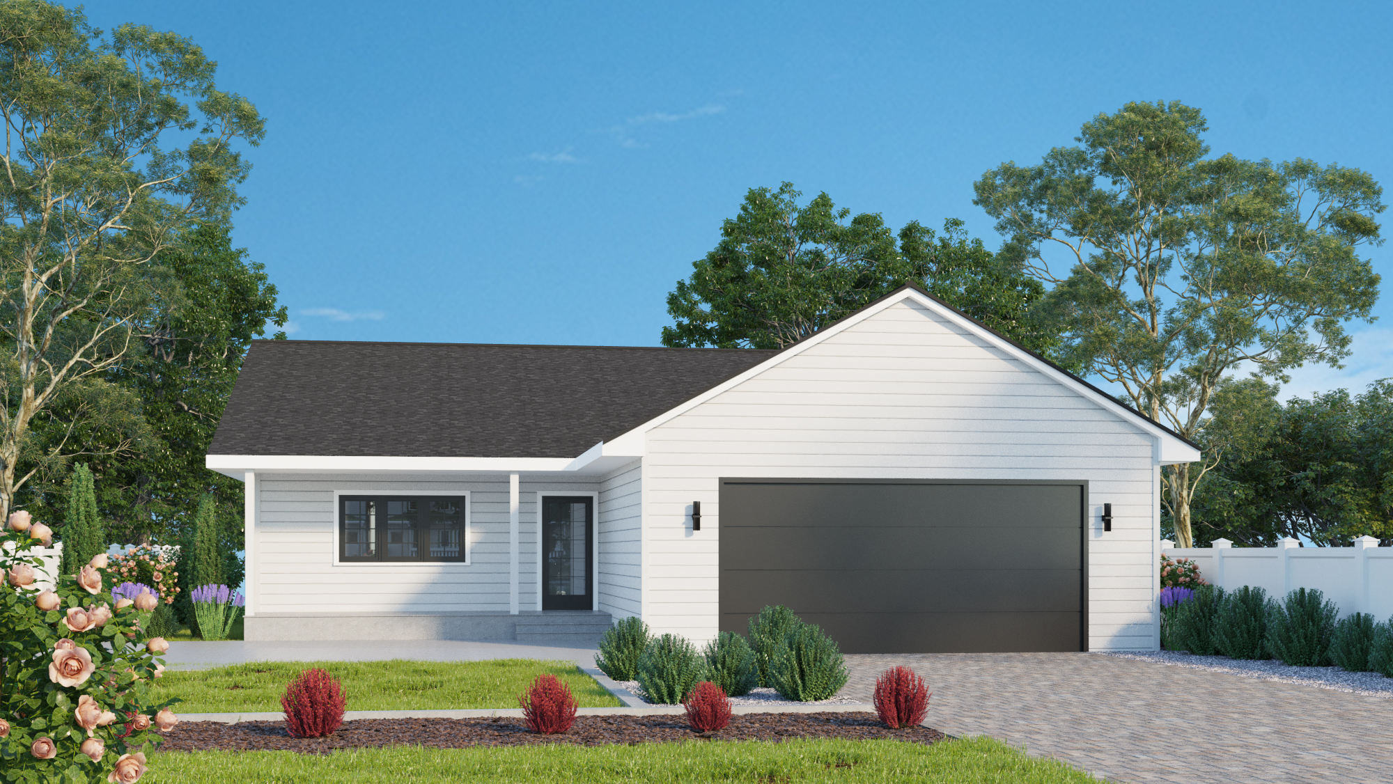 3D Exterior Design of House by The 2D3D Floor Plan Company - Architizer