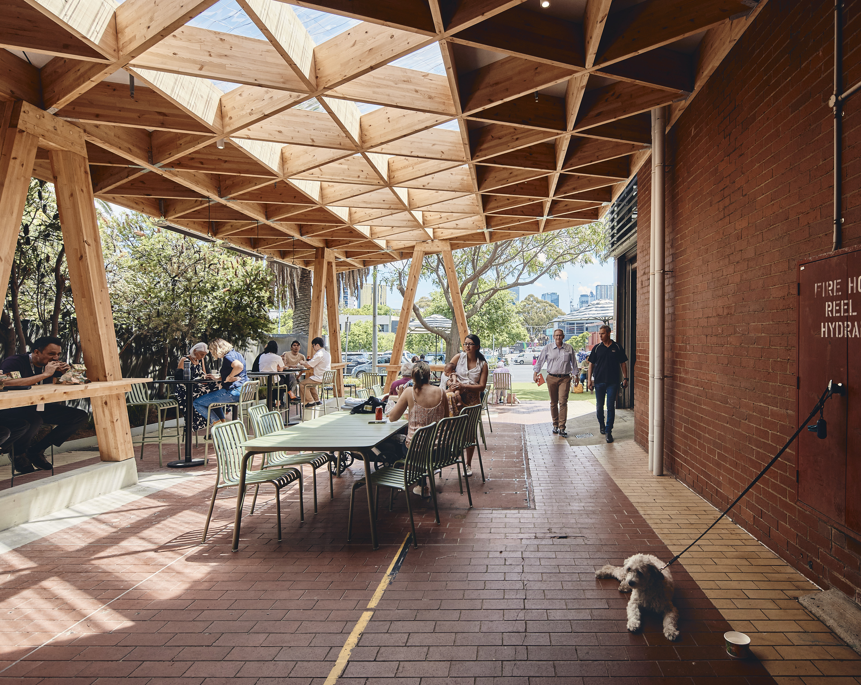 South Melbourne Market External Food Hall by Bourke and Bouteloup ...