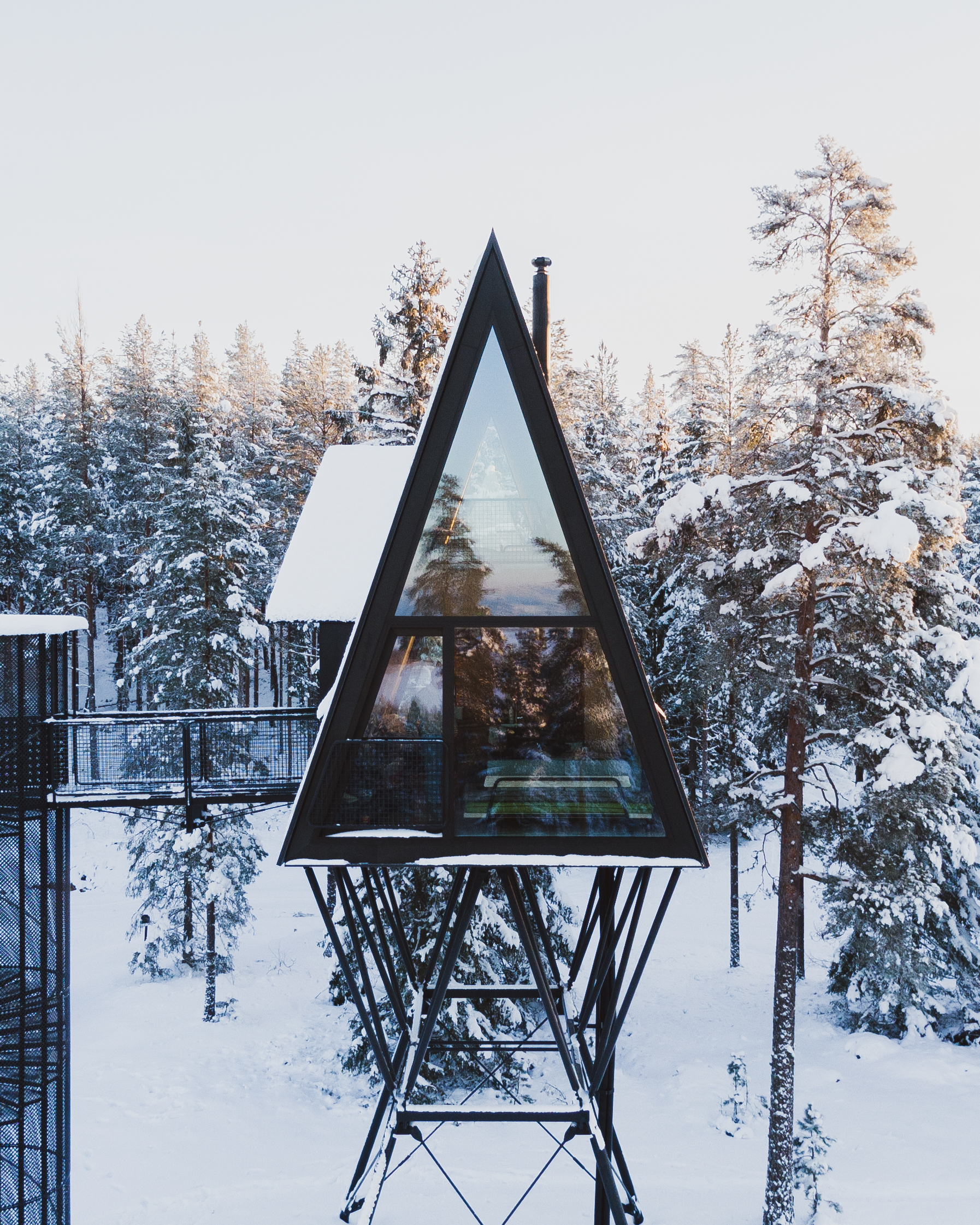 PAN-tretopphytter (PAN treetop-cabins) by sivilarkitekt espen surnevik ...