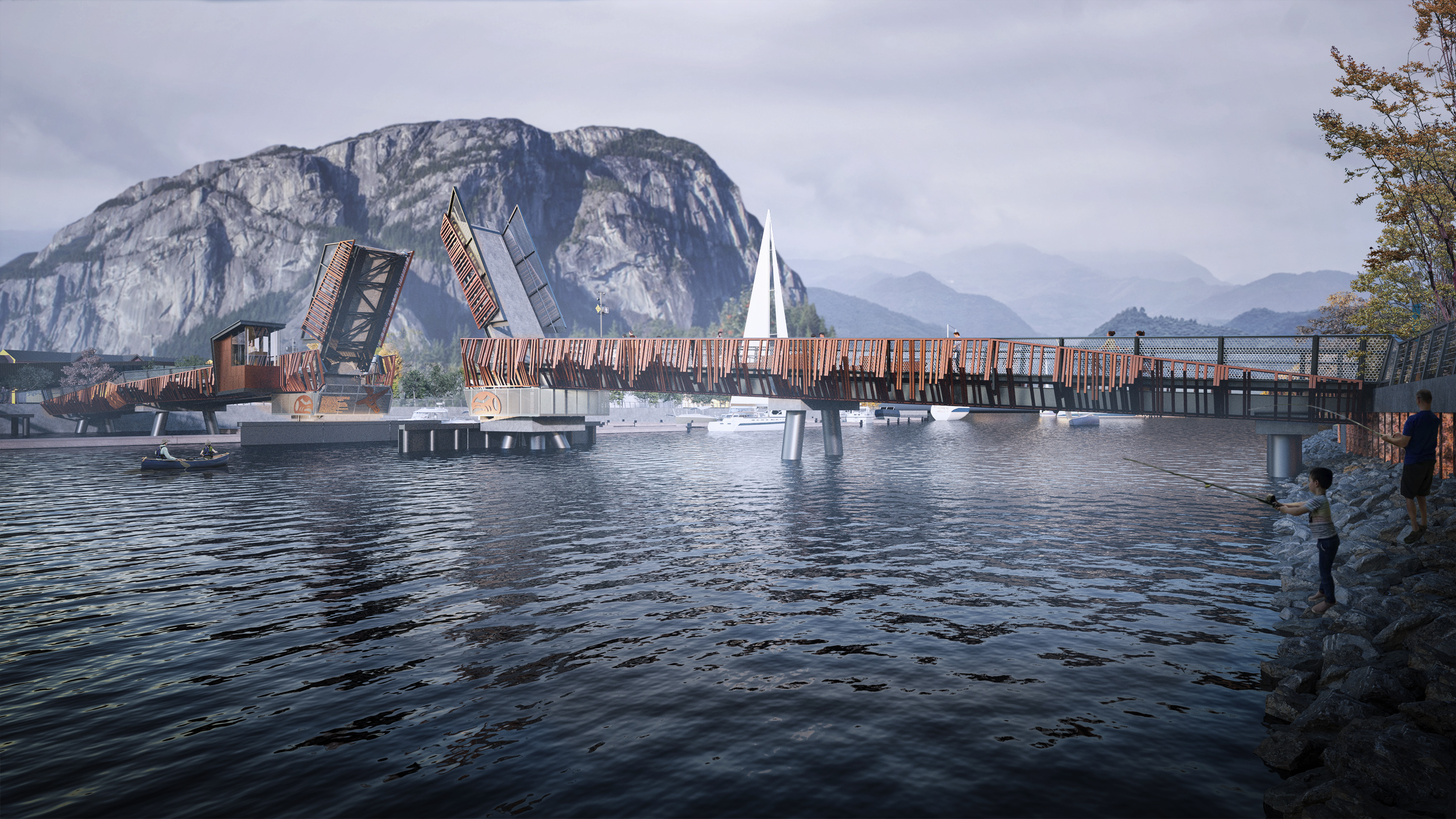Squamish Pedestrian Bridge by RSAAW - Architizer