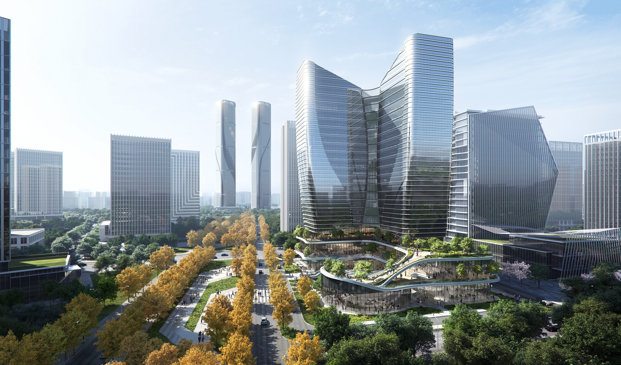 Unveiling a Gigantic Butterfly Headquarters in Hangzhou Designed by ...