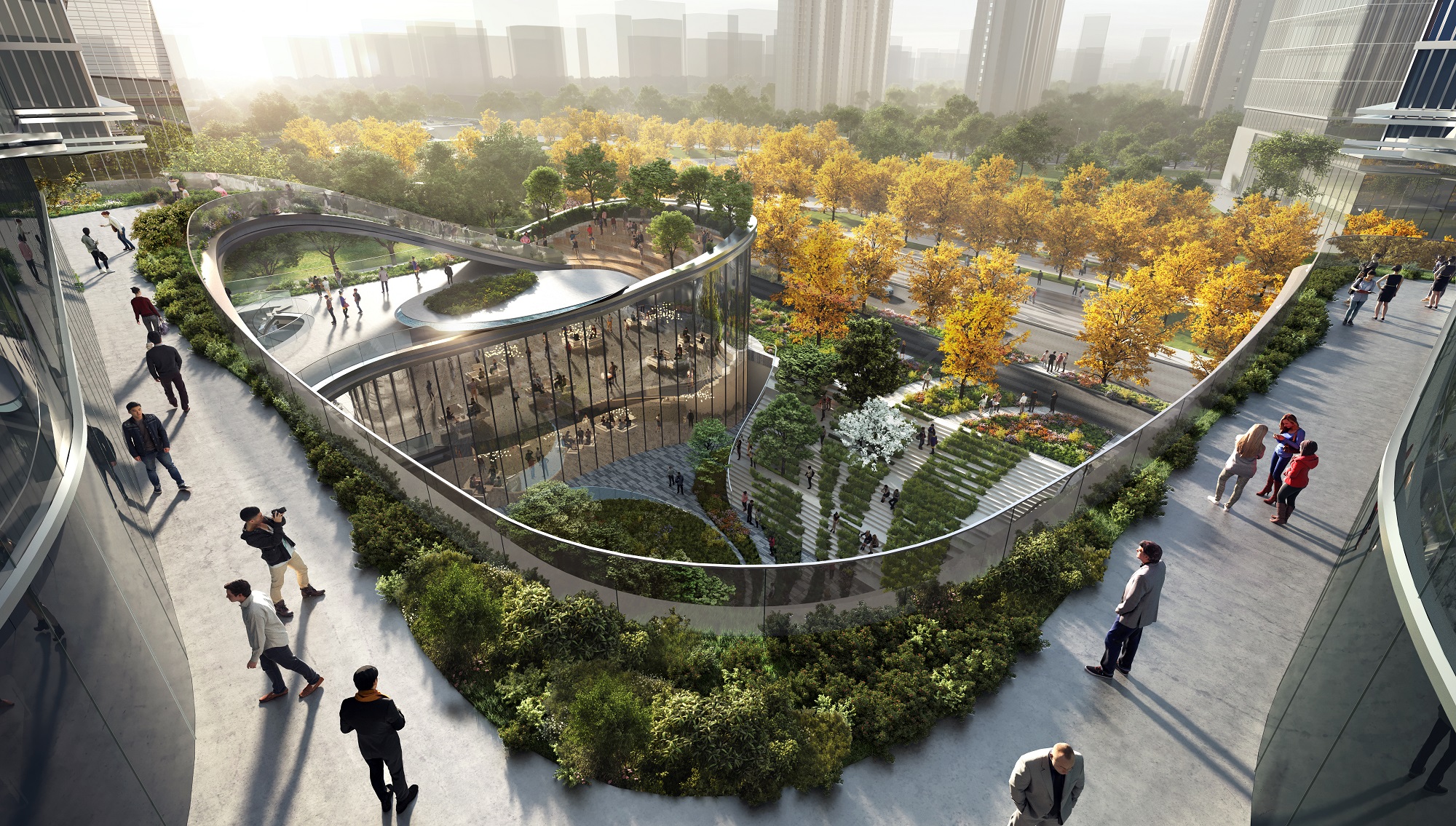 Unveiling a Gigantic Butterfly Headquarters in Hangzhou Designed by Aedas by Aedas - Architizer