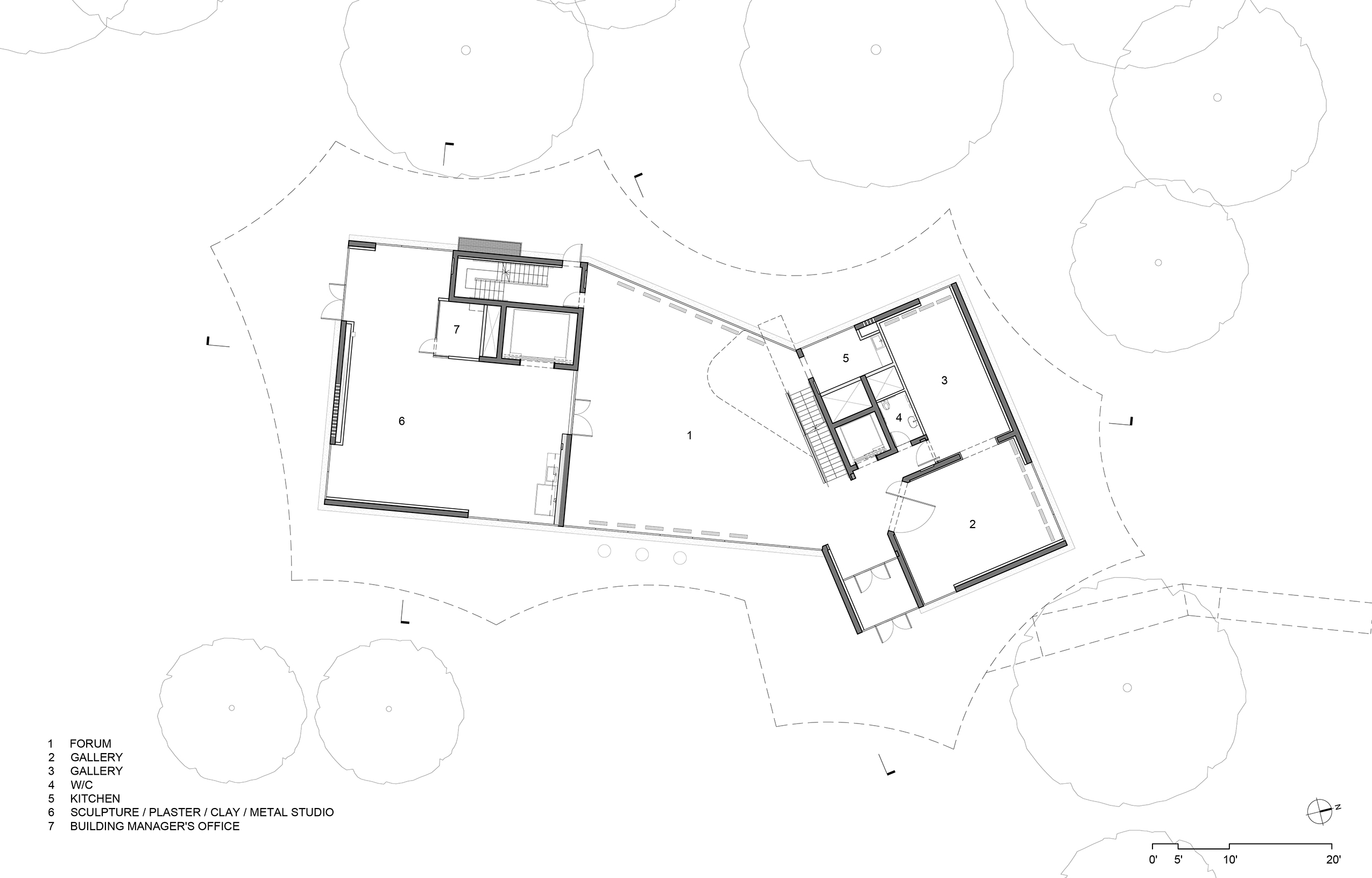 Winter Visual Arts Center, Franklin & Marshall College by Steven Holl ...