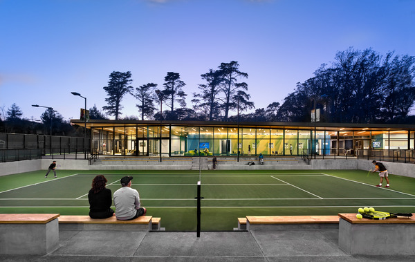 Lisa & Douglas Goldman Tennis Center by EHDD - Architizer