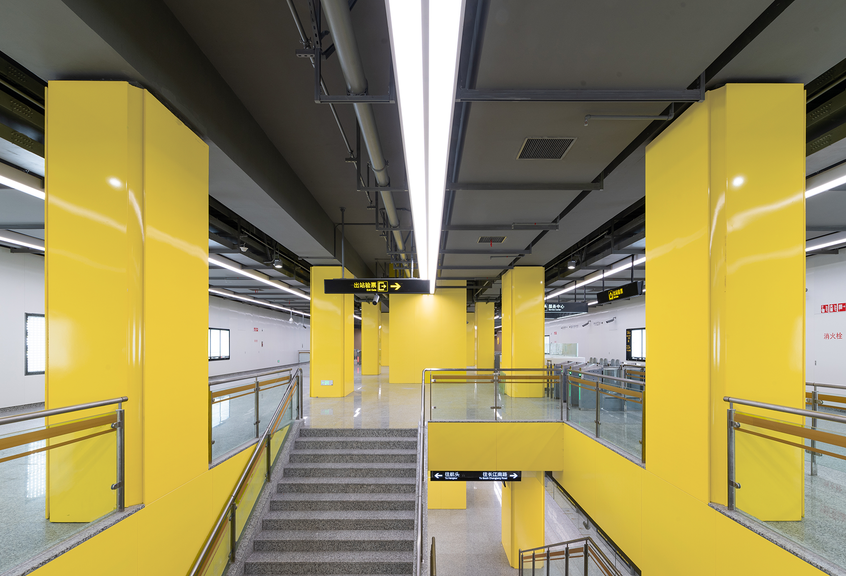 Stations of Shanghai Metro Line 18 by Thinking Design - Architizer