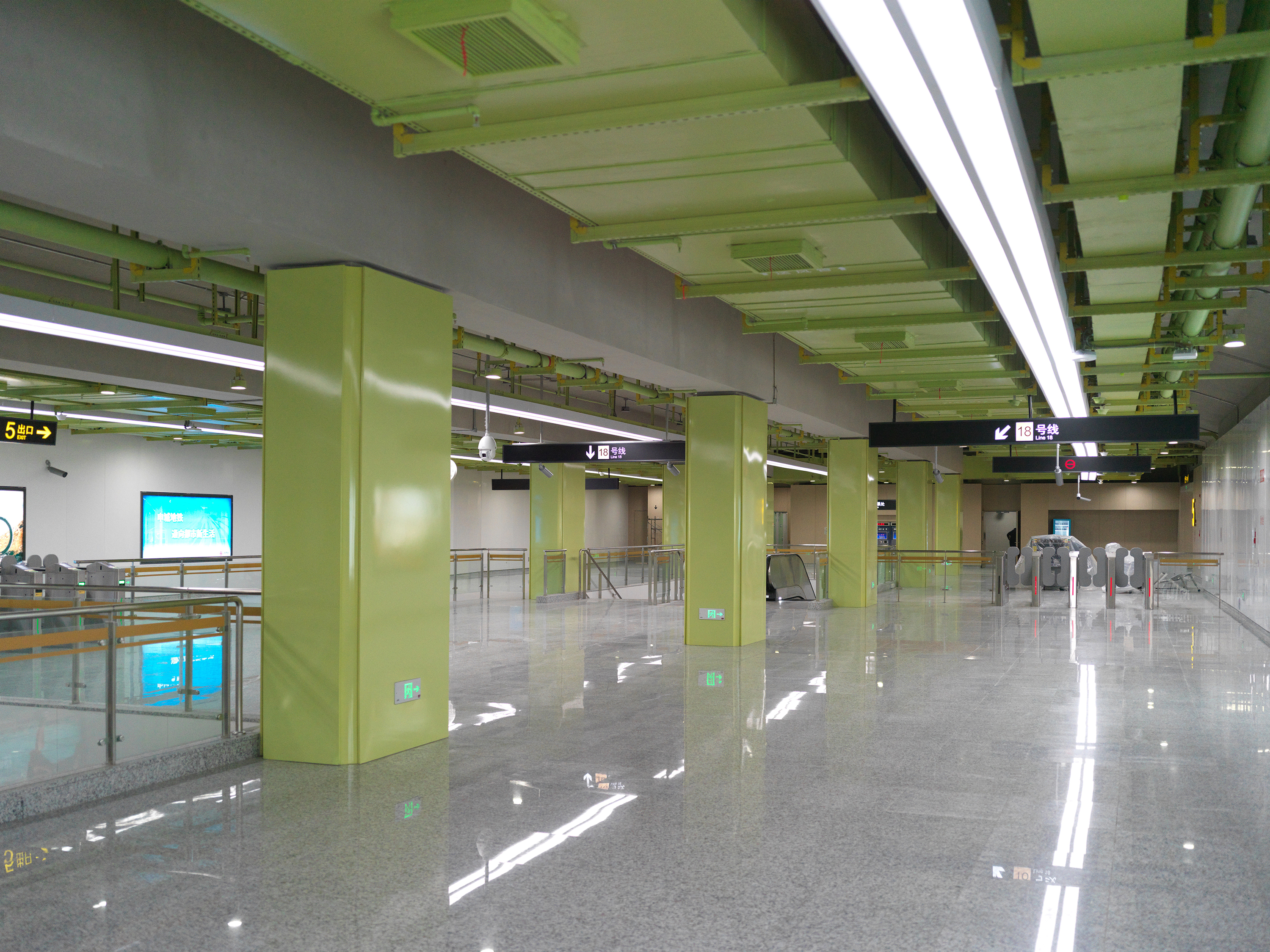 Stations of Shanghai Metro Line 18 by Thinking Design - Architizer