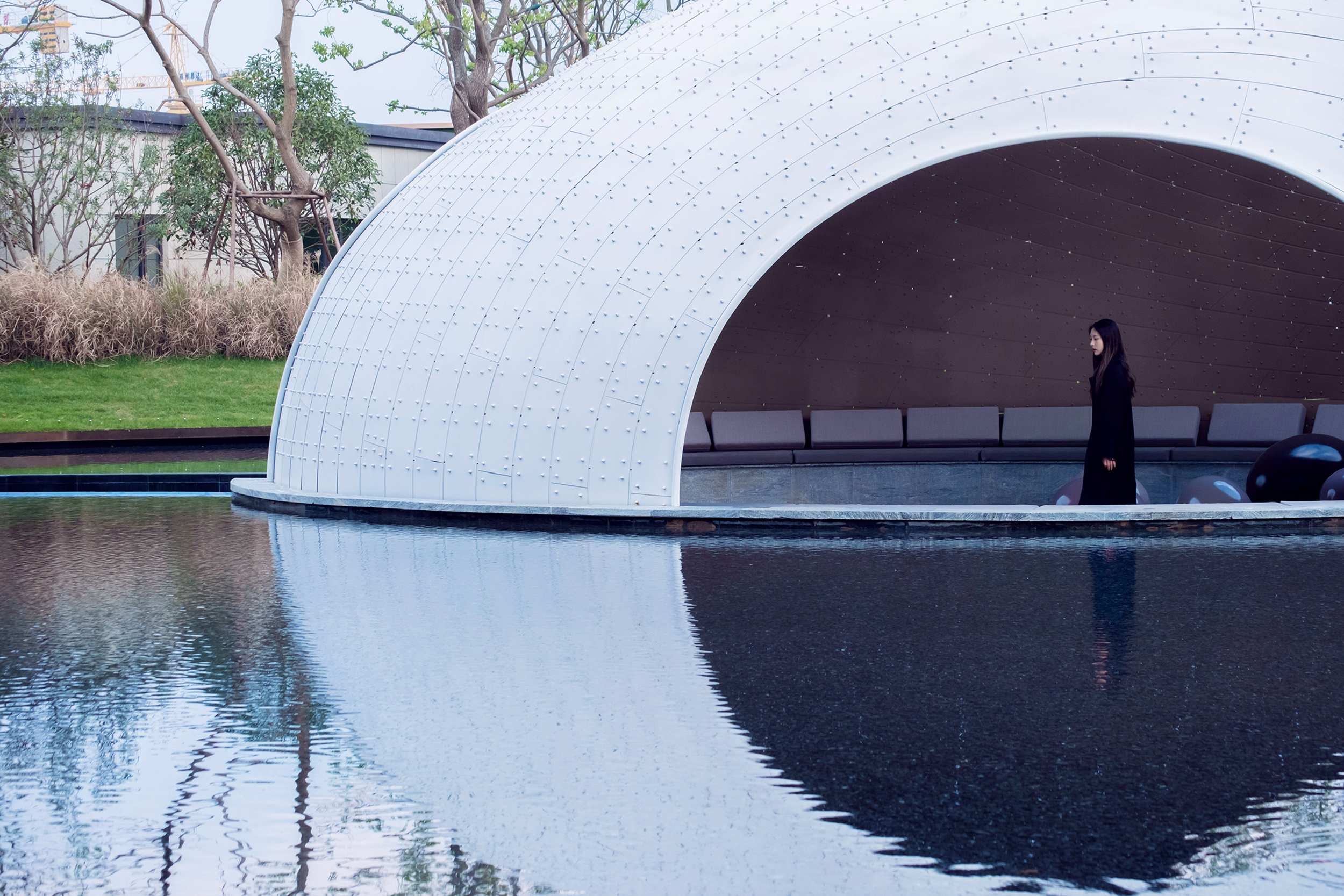 Digital Design of a Thin-shell Metal Woven Pavilion by XISUI Design ...