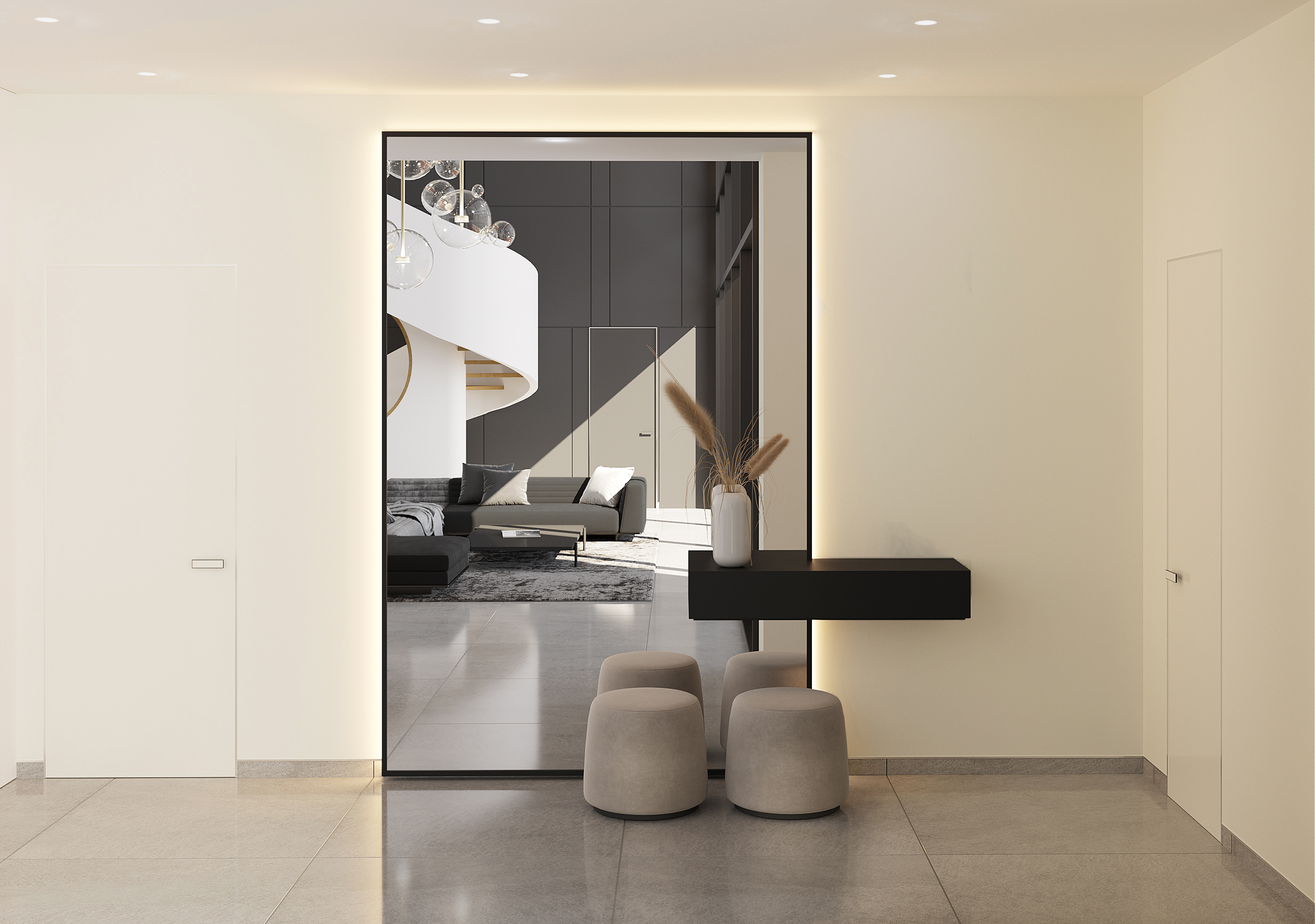 Black Edition House Interior by Golub Architects - Architizer