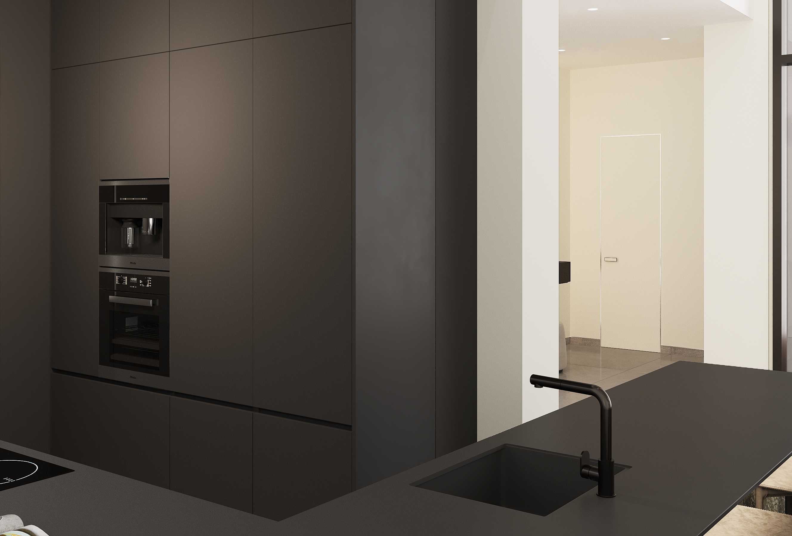 Black Edition House Interior by Golub Architects - Architizer