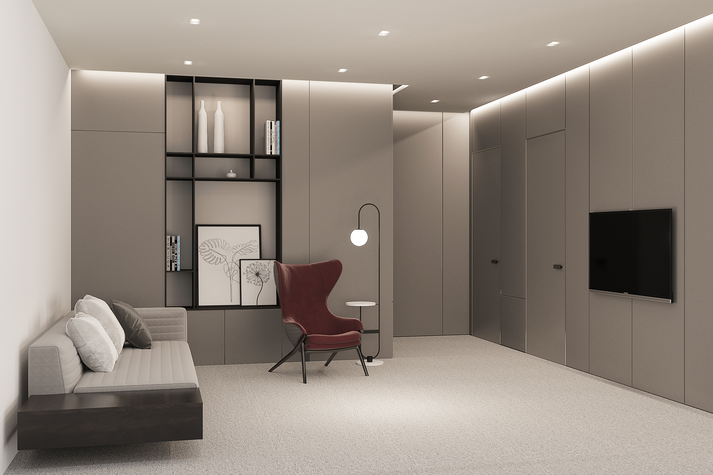 Black Edition House Interior by Golub Architects - Architizer