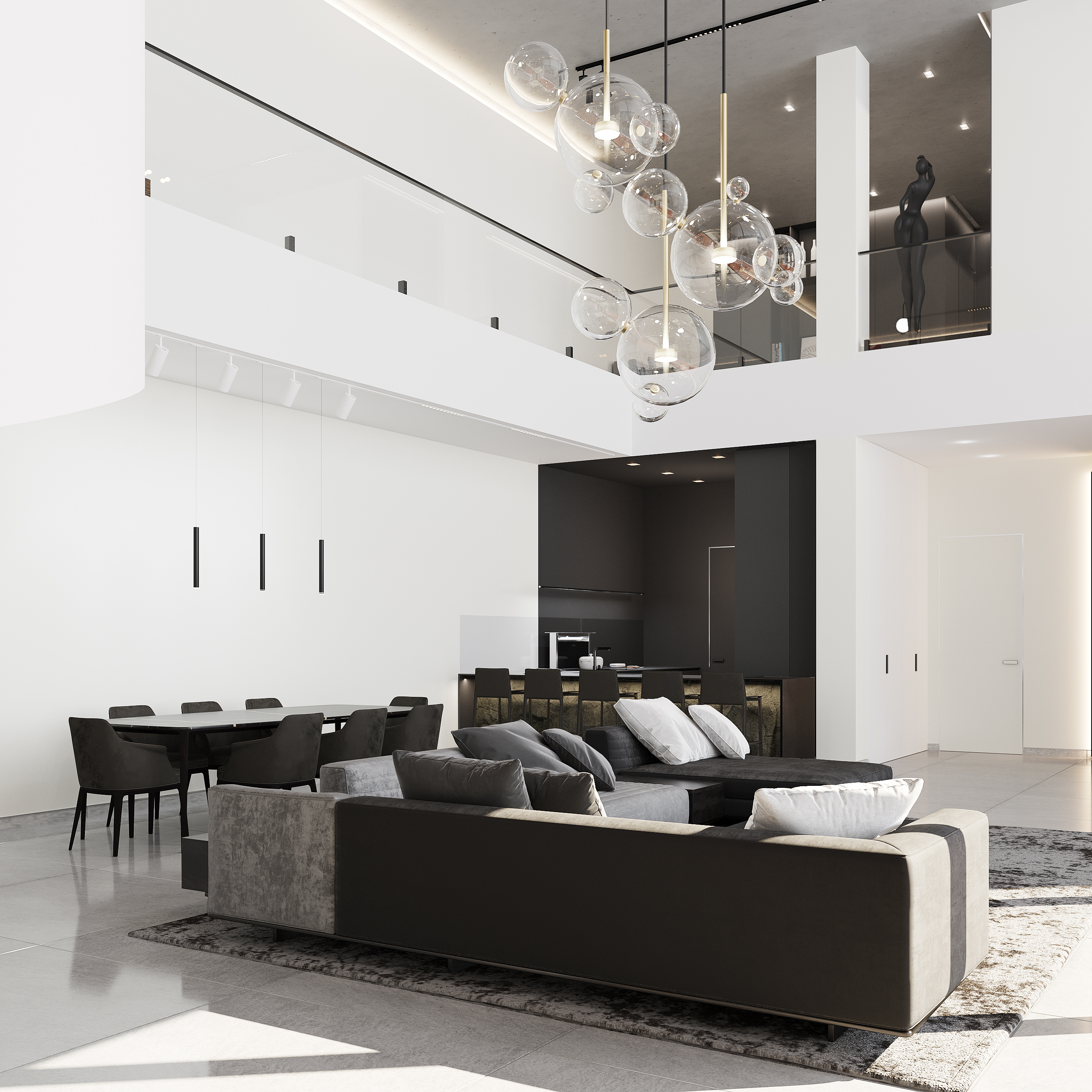 Black Edition House Interior by Golub Architects - Architizer