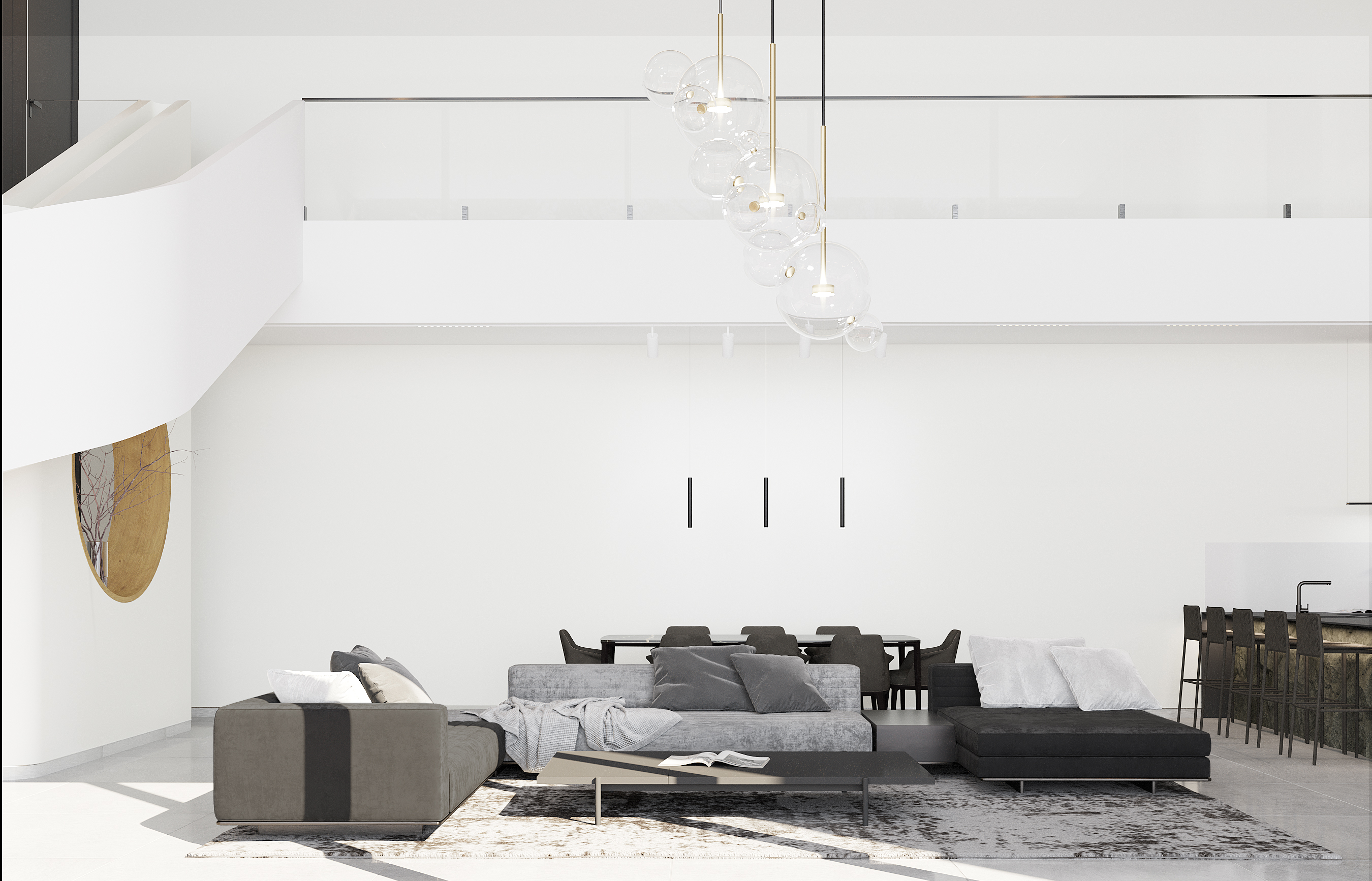 Black Edition House Interior by Golub Architects - Architizer