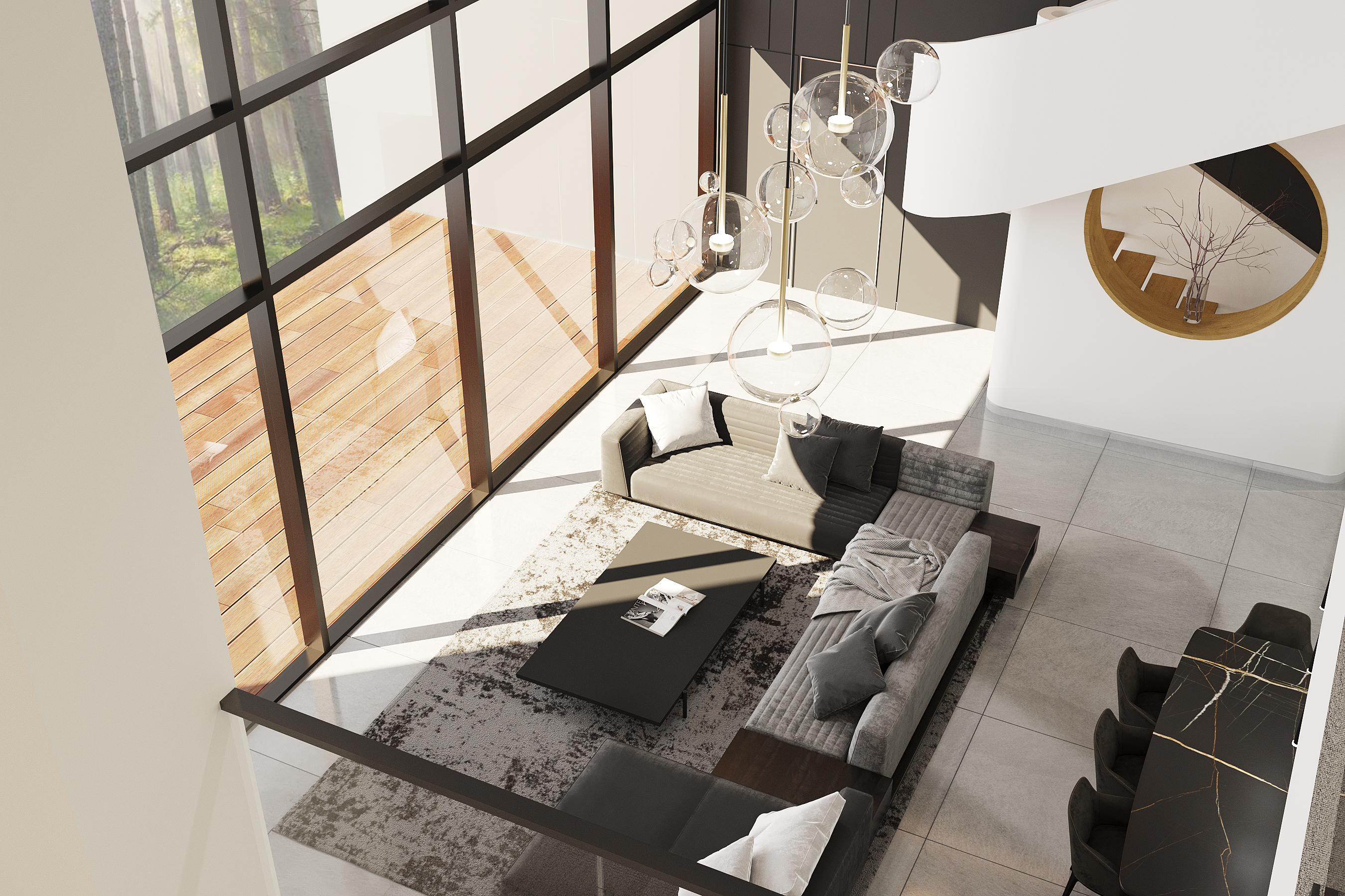 Black Edition House Interior by Golub Architects - Architizer