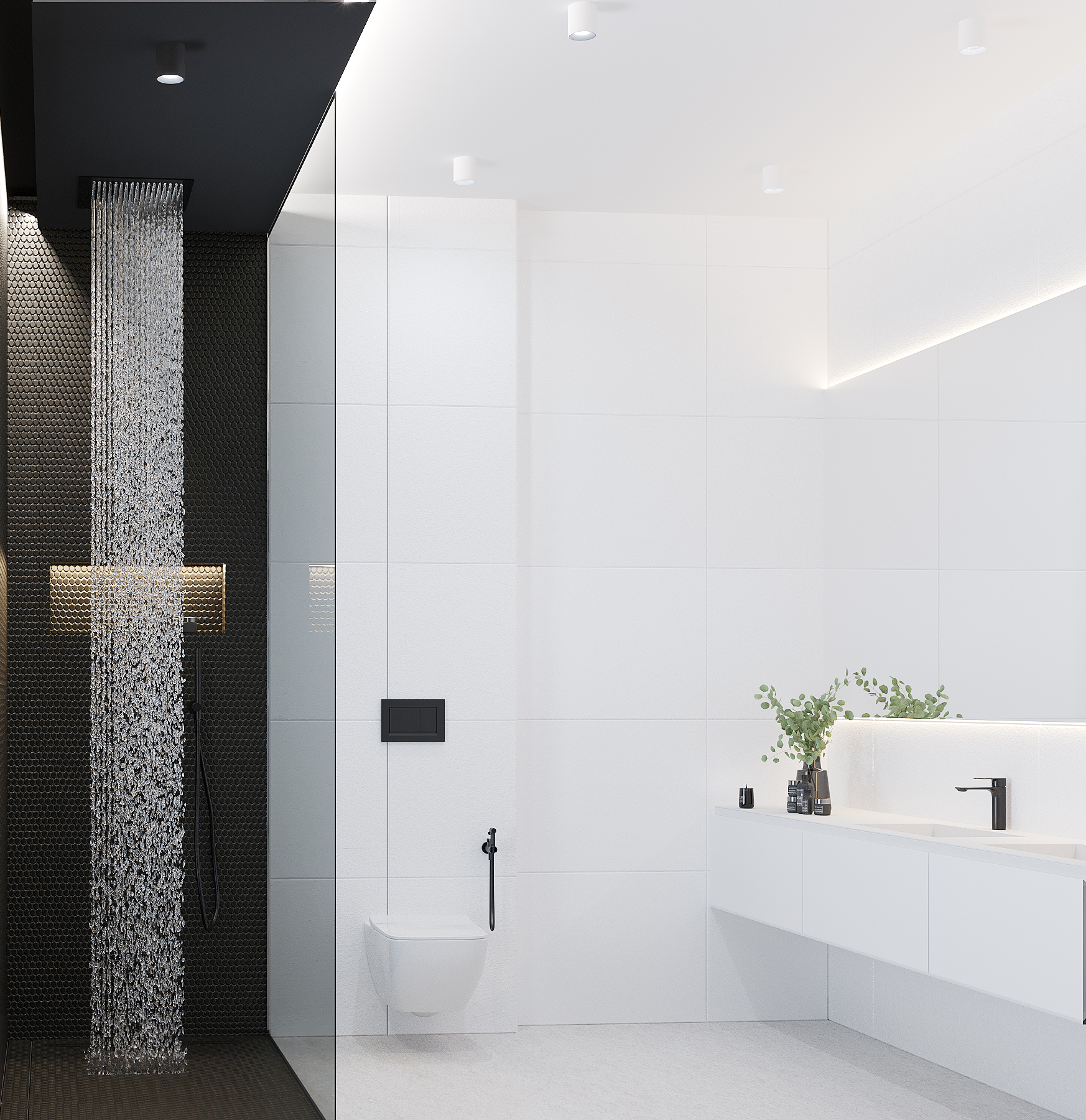 Black Edition House Interior by Golub Architects - Architizer
