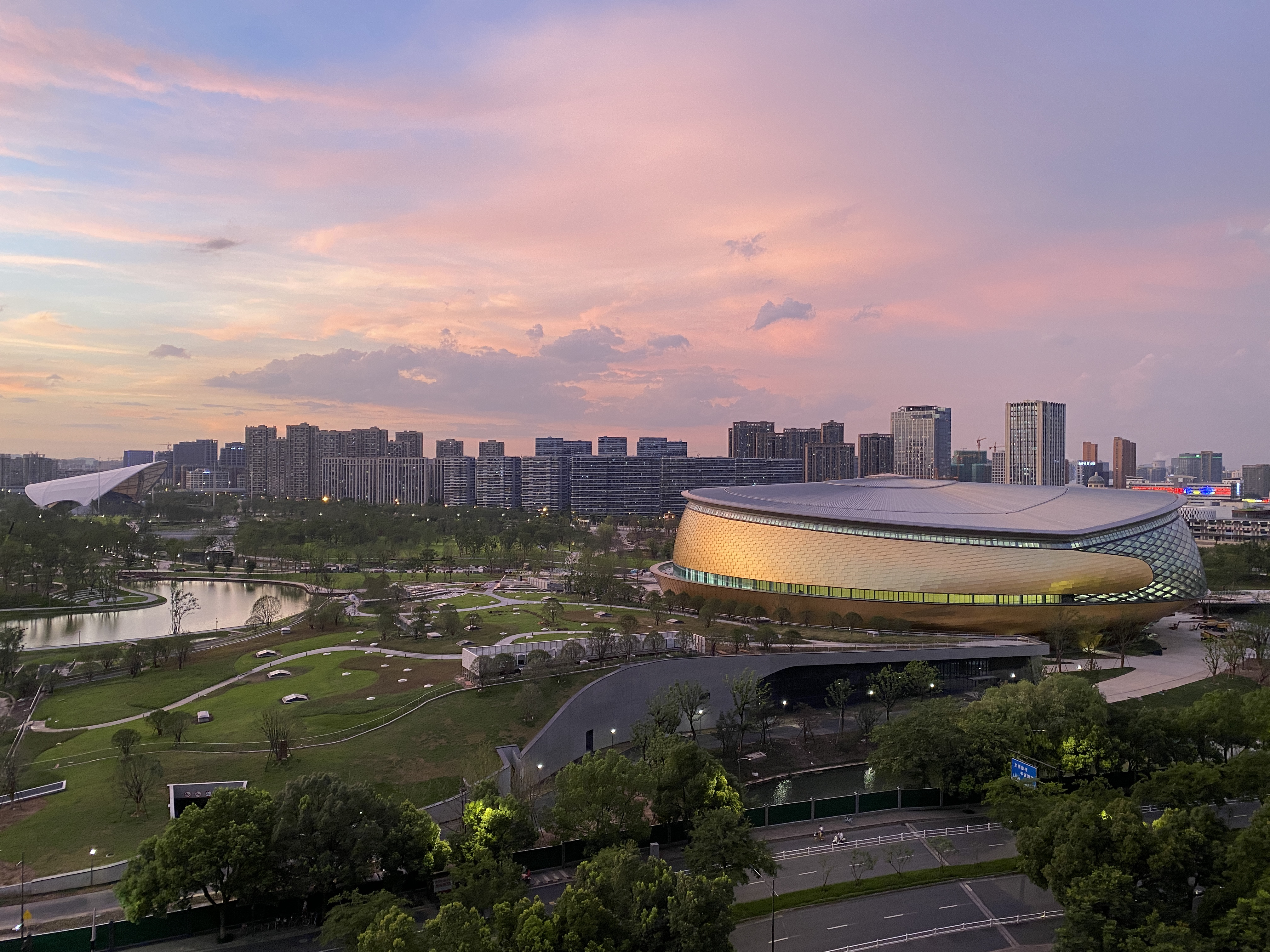 Asian Games 2022 Hybrid Stadium by Archi-Tectonics NYC, LLC - Architizer