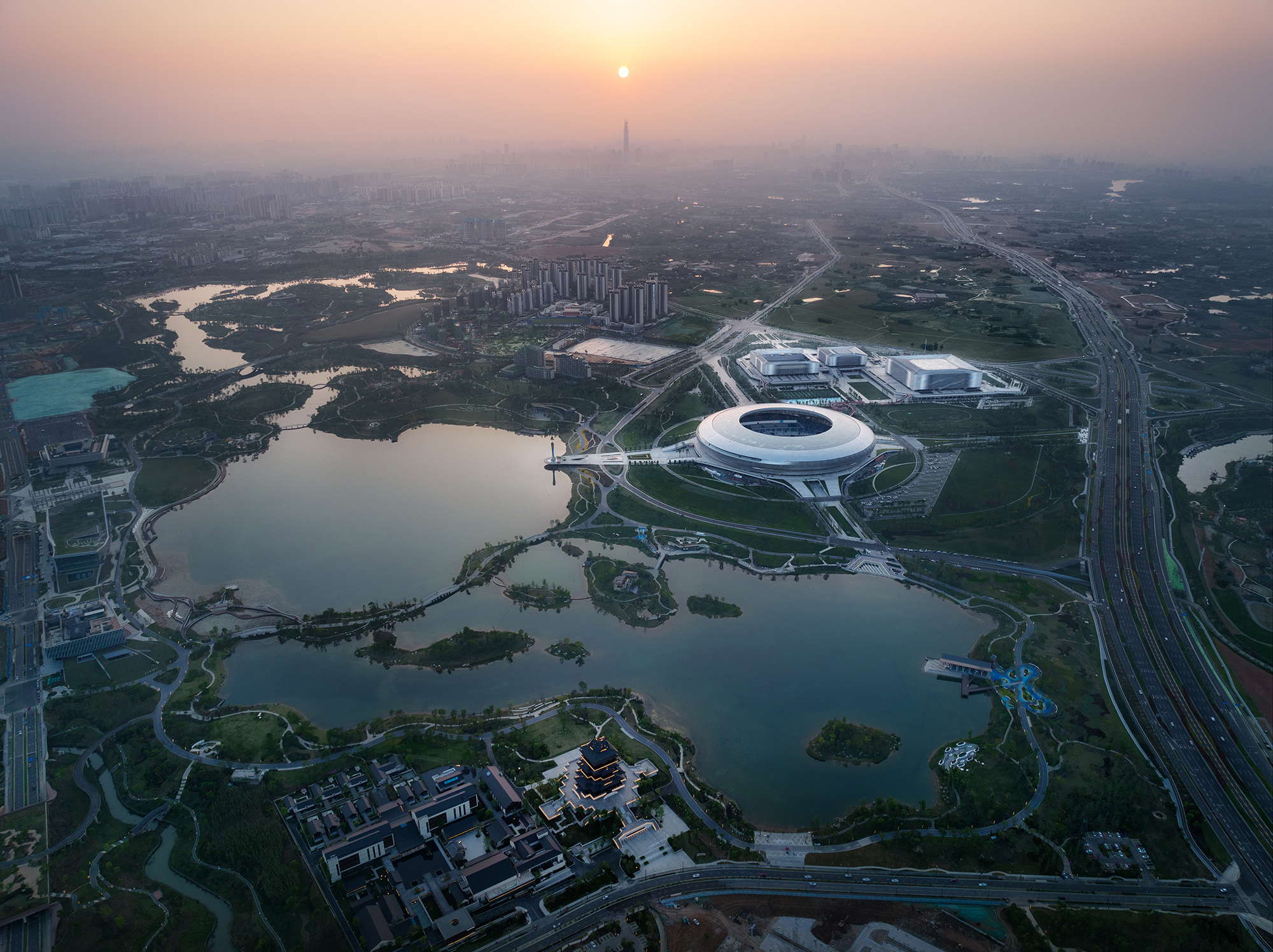 Stadium of Dong'an Lake Sports Park by CSWADI - Architizer