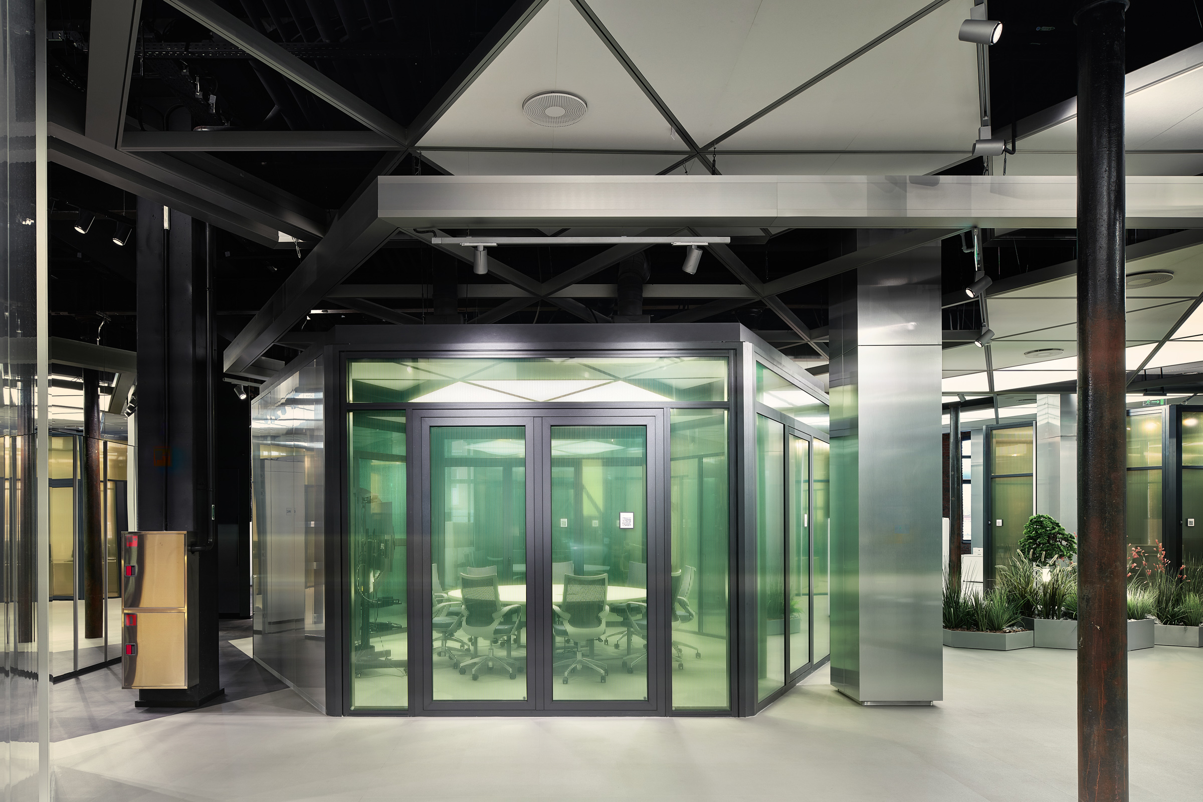 “Aluminum forest”/ Alutech Office-showroom by VOX ARCHITECTS - Architizer