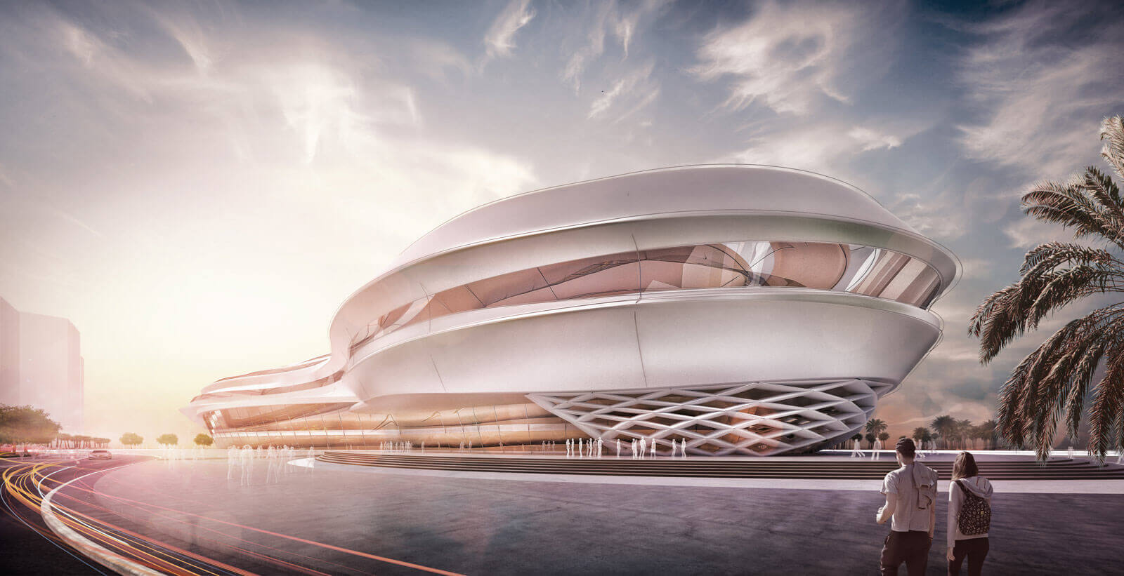 3D Exterior Rendering for Exhibition Center by The 2D3D Floor Plan ...