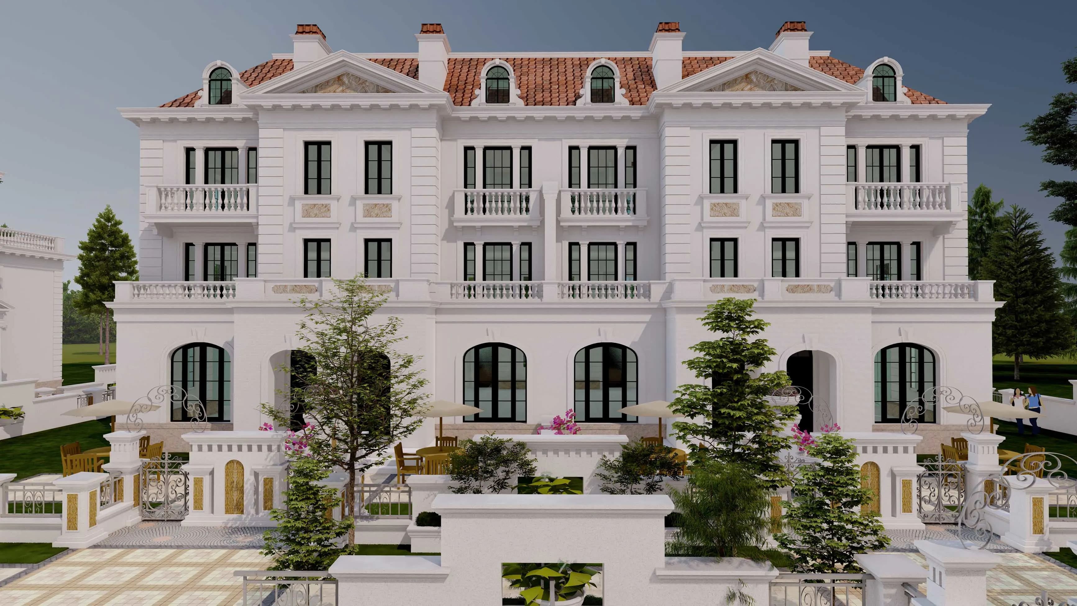 Creating 3D Exterior Rendering of 2D Elevation by The 2D3D Floor Plan ...