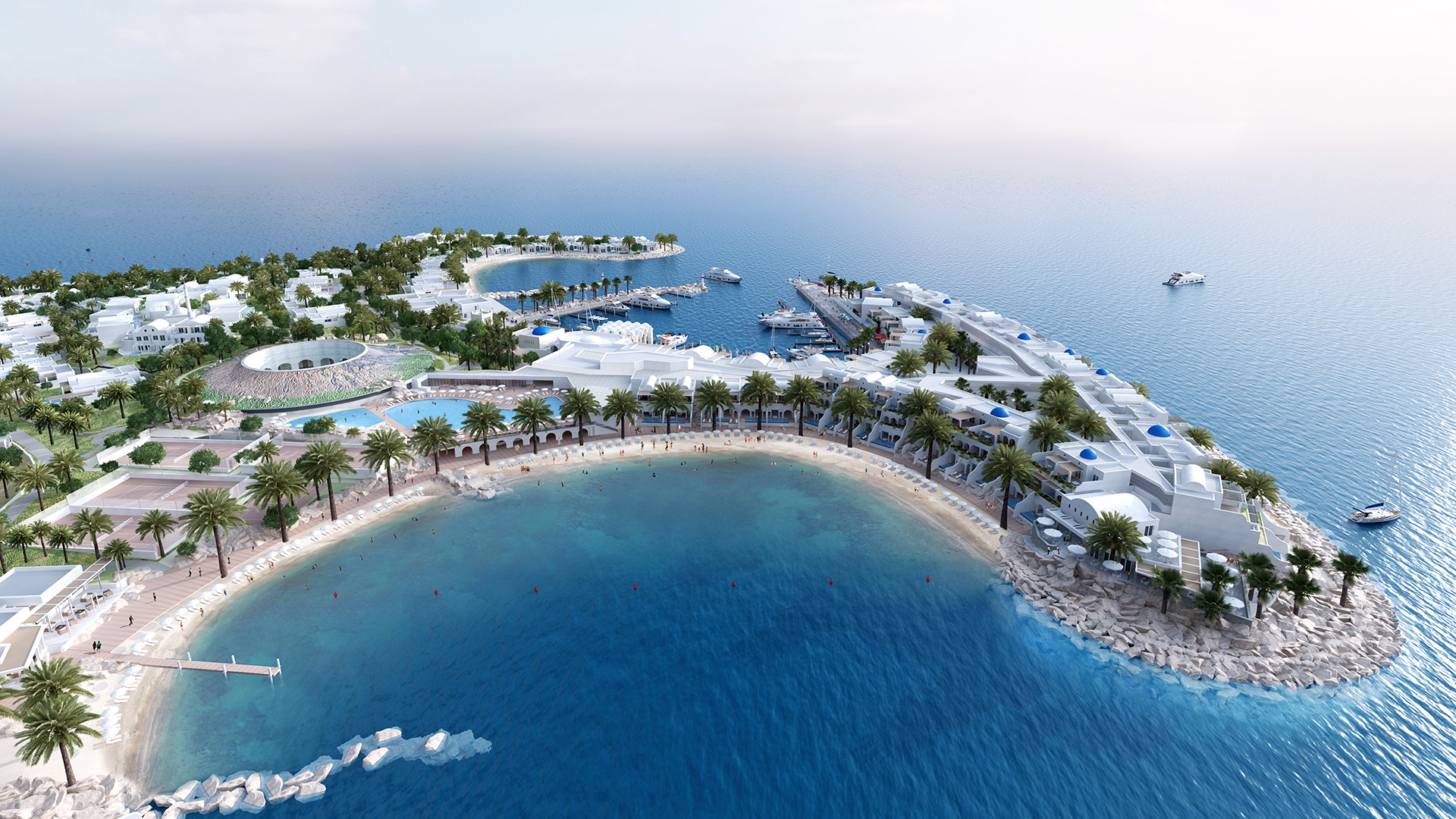 GREEK MEDITERRANEAN STYLE ISLAND 5 STAR LUXURY RESORT by AETER ...
