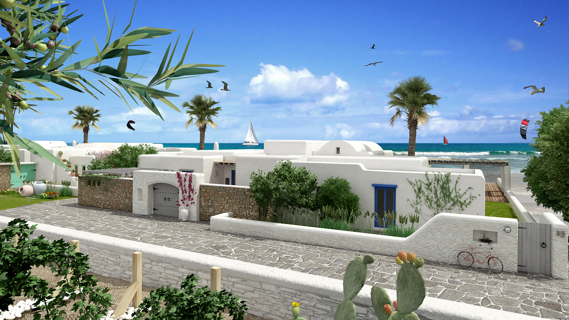 GREEK MEDITERRANEAN STYLE ISLAND 5 STAR LUXURY RESORT by AETER ...