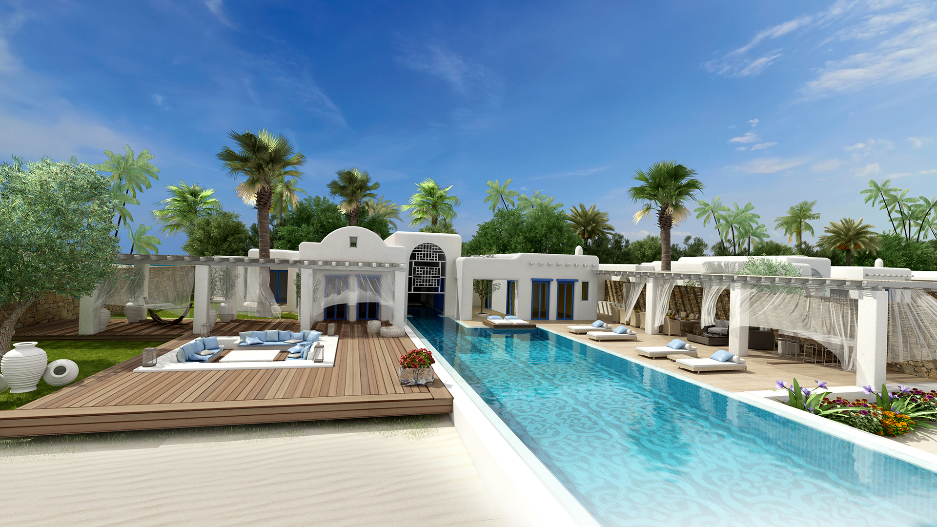 GREEK MEDITERRANEAN STYLE ISLAND 5 STAR LUXURY RESORT by AETER ...