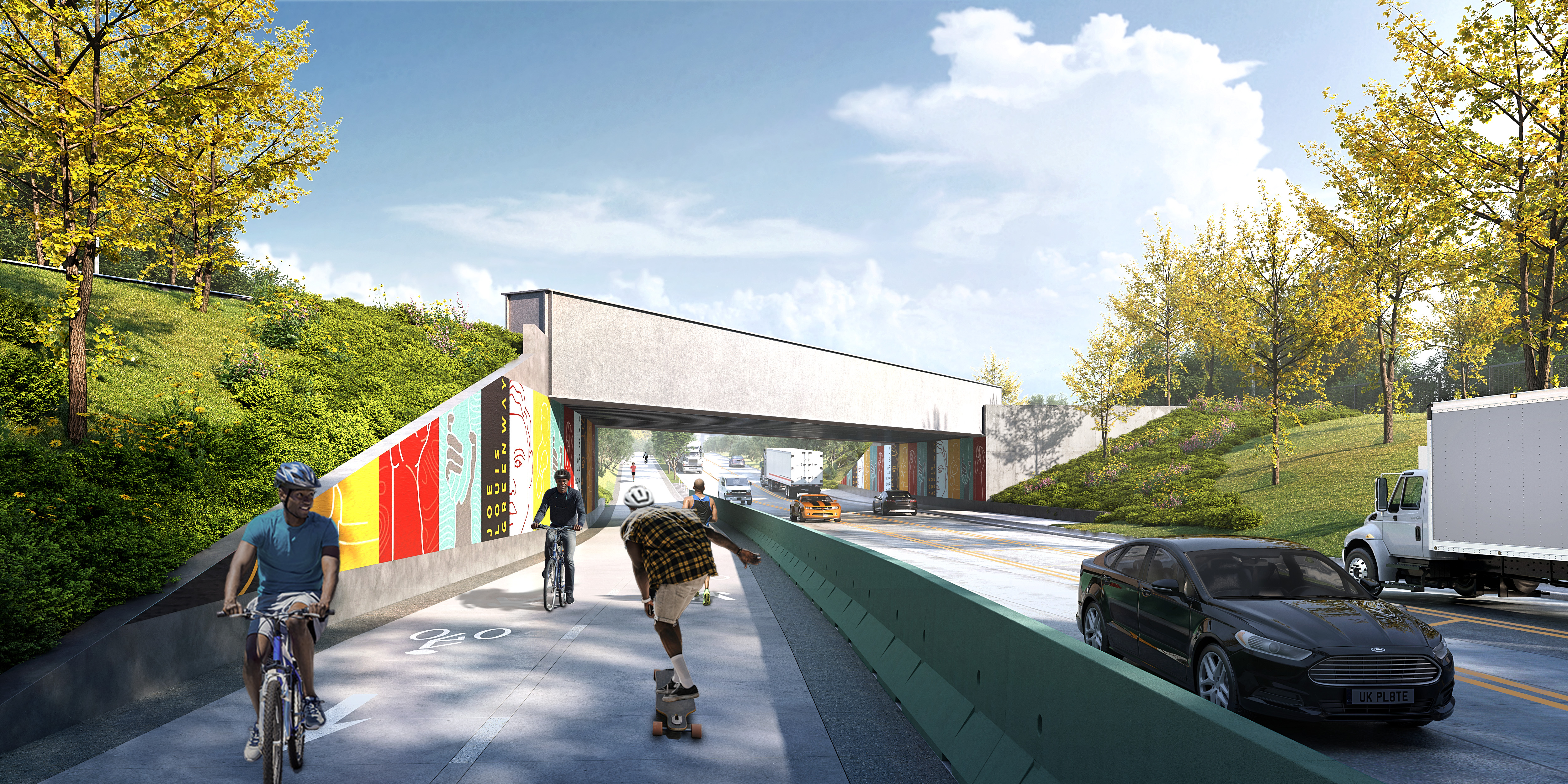 Joe Louis Greenway Framework Plan by SmithGroup - Architizer