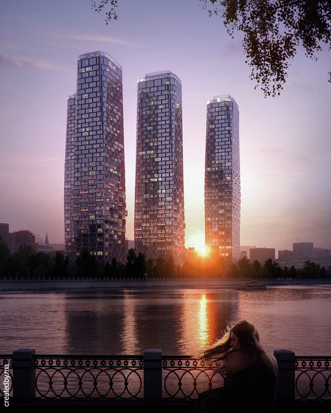 River Park Towers Kutuzovsky by createdby.ma - Architizer