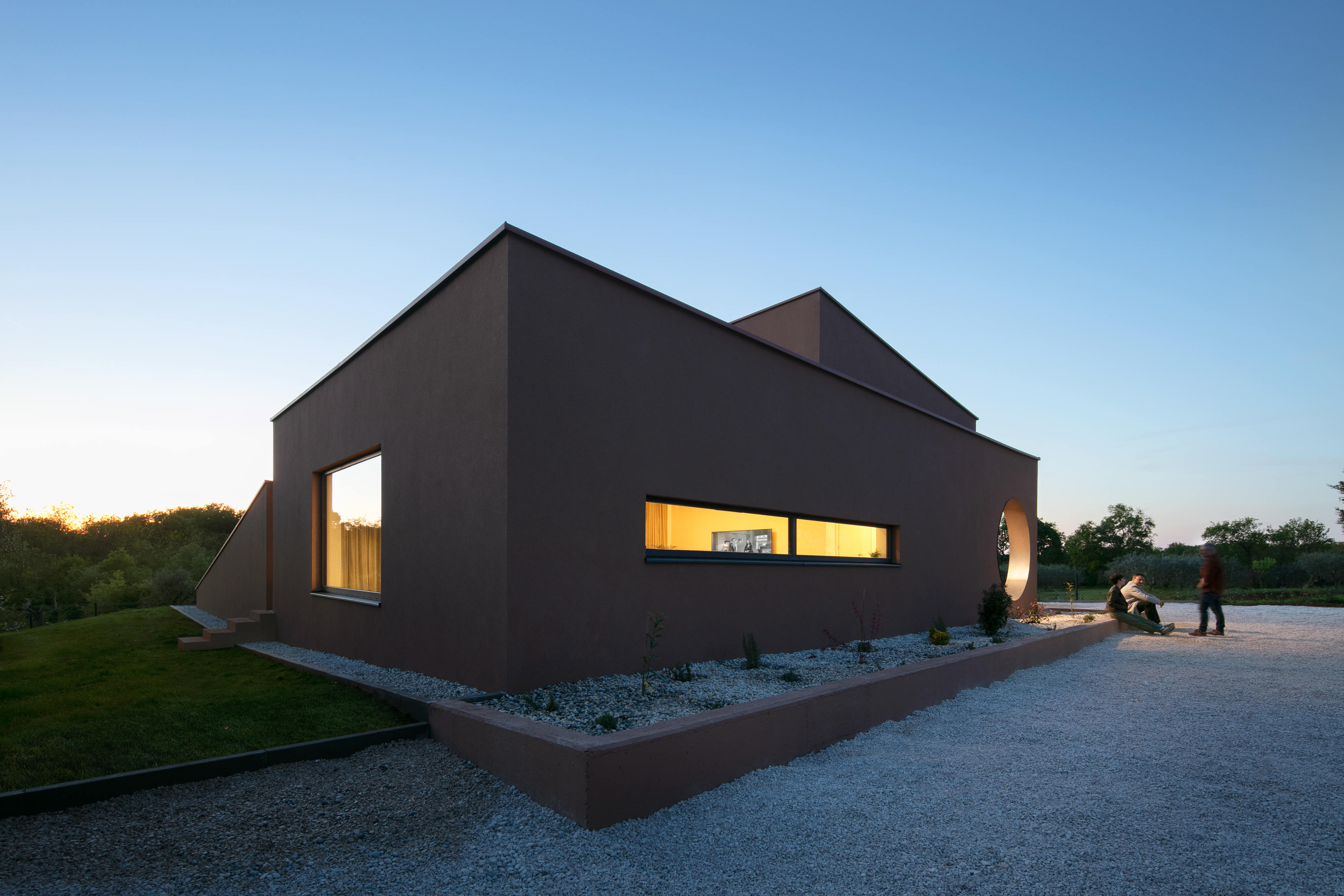 Red soil house by Konzola Arhitektura - Architizer