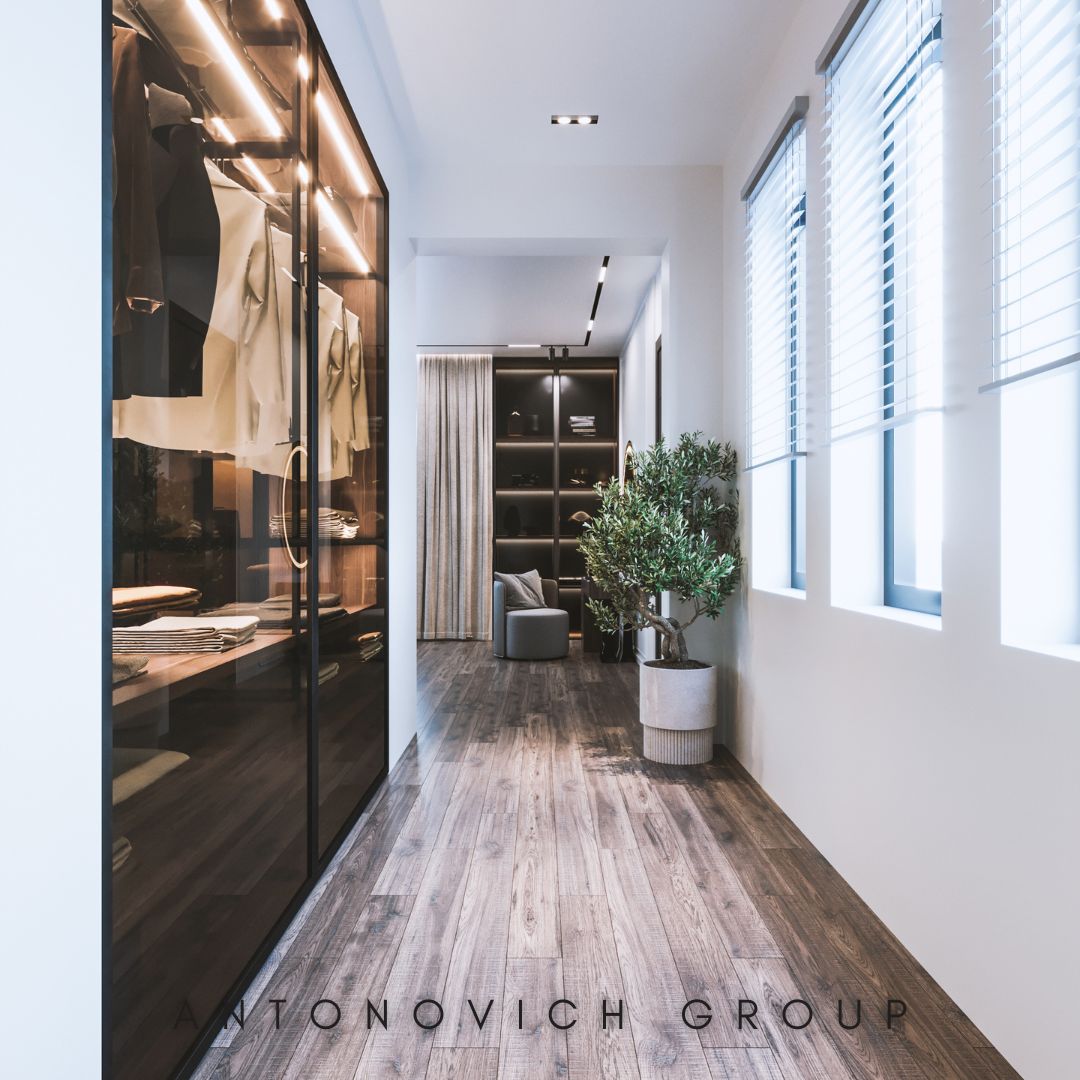 Functional Dressing Room Interior Design Solutions by LUXURY ANTONOVICH ...