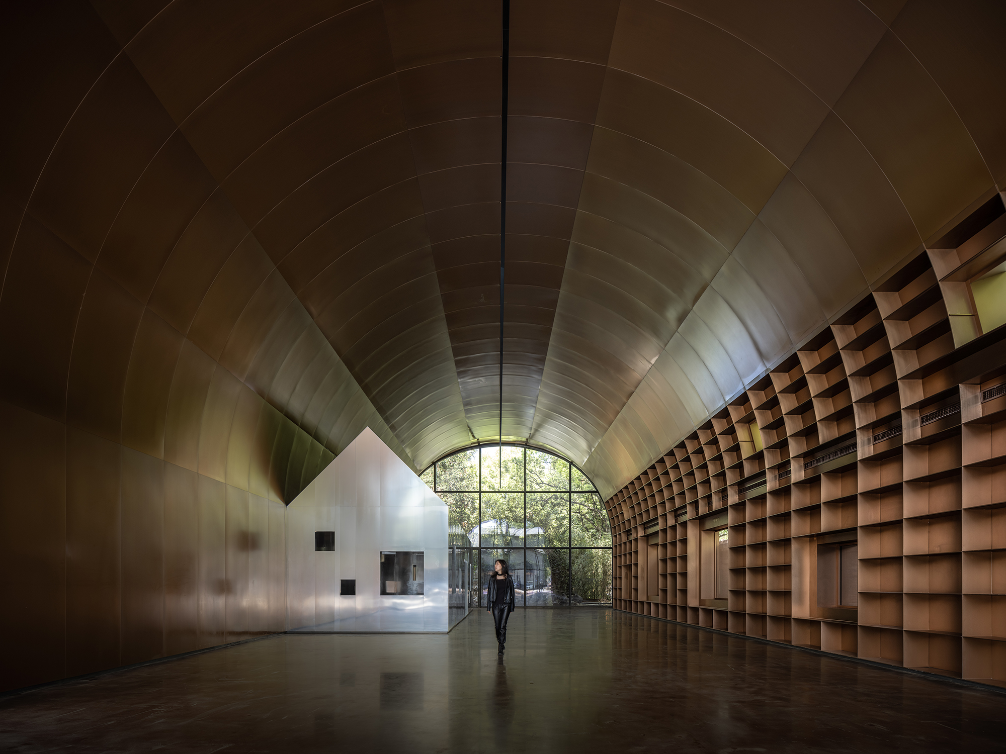 Copper blockhouse by Wutopia Lab - Architizer