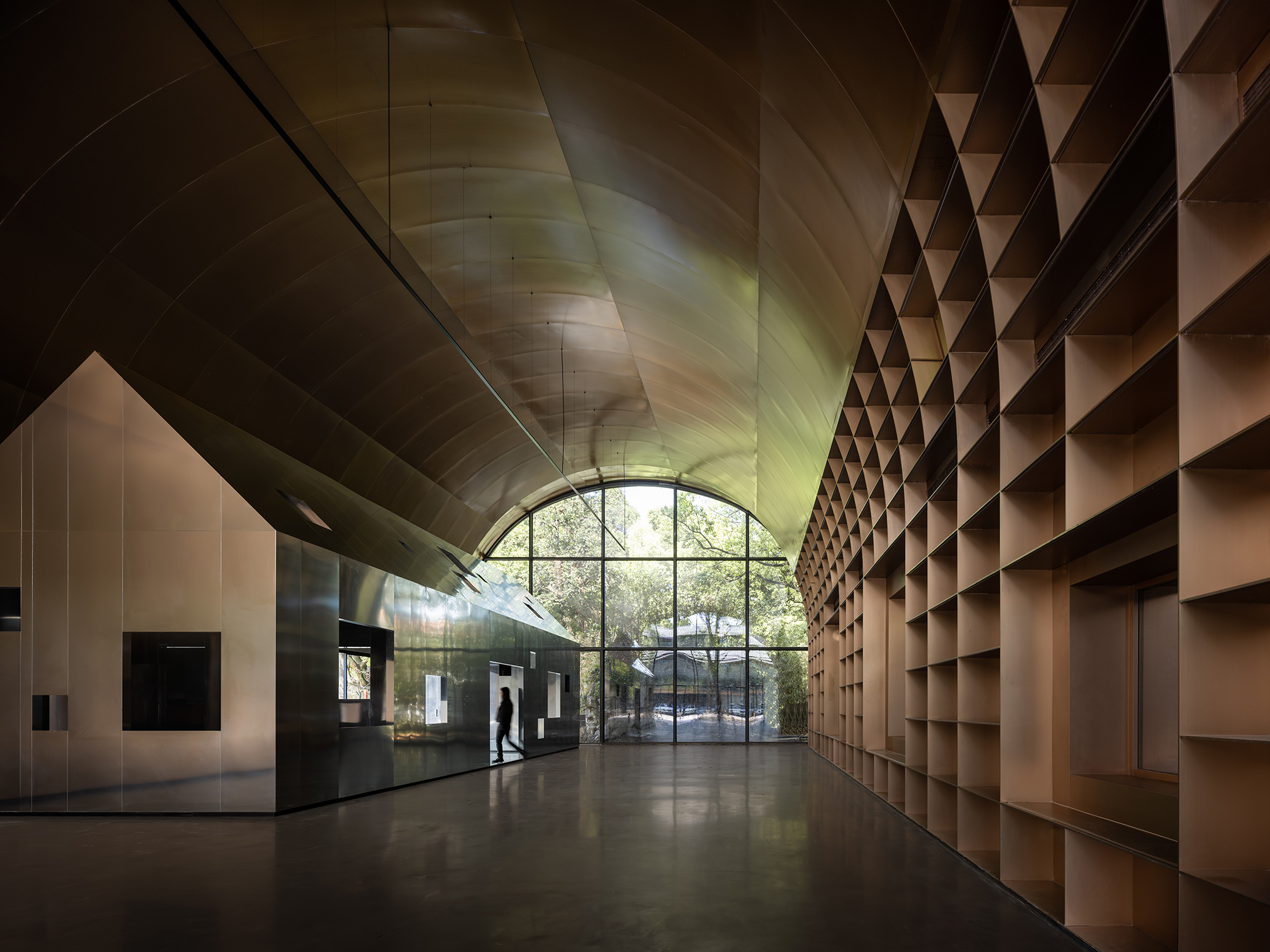 Copper blockhouse by Wutopia Lab - Architizer