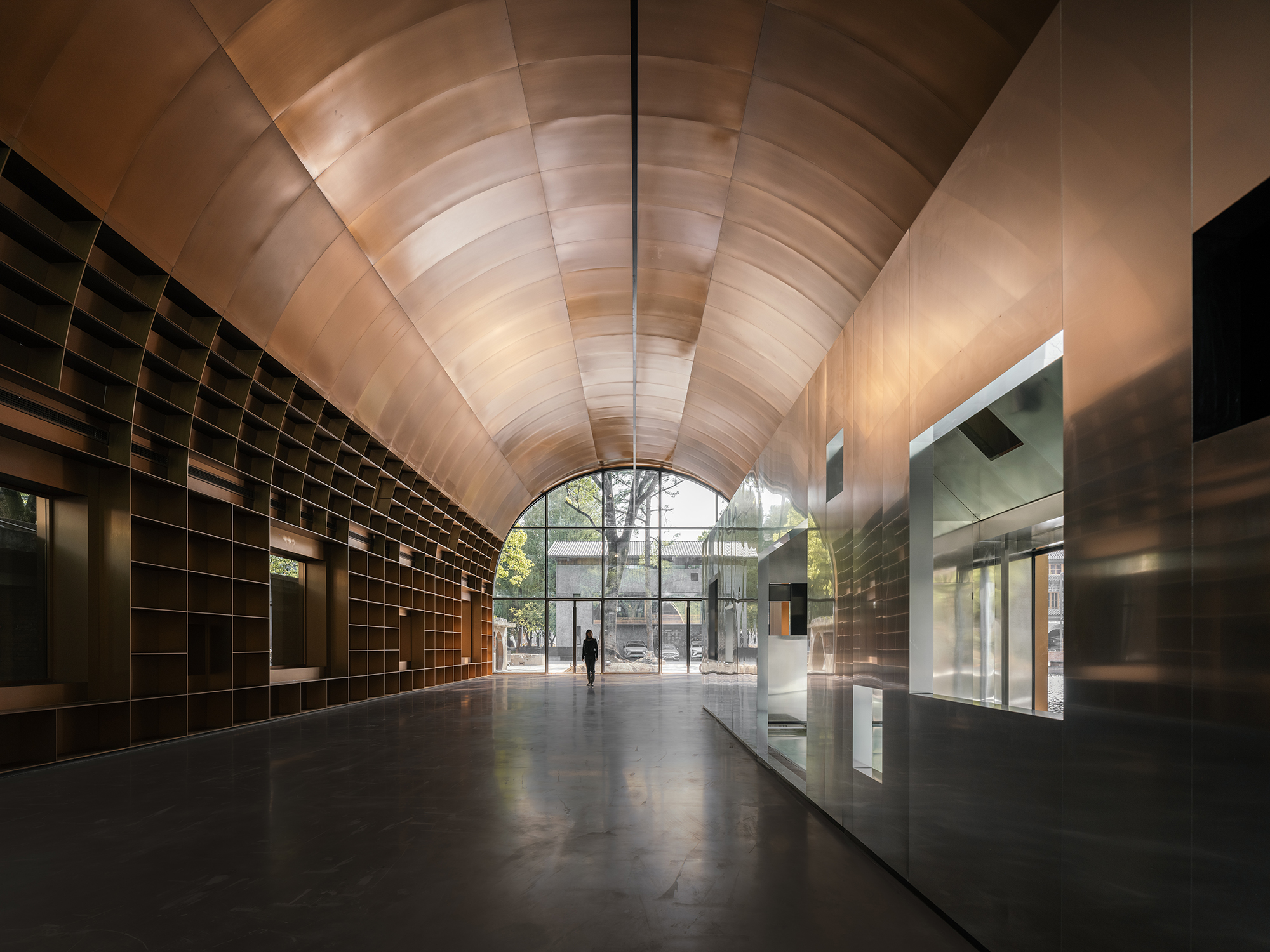 Copper blockhouse by Wutopia Lab - Architizer