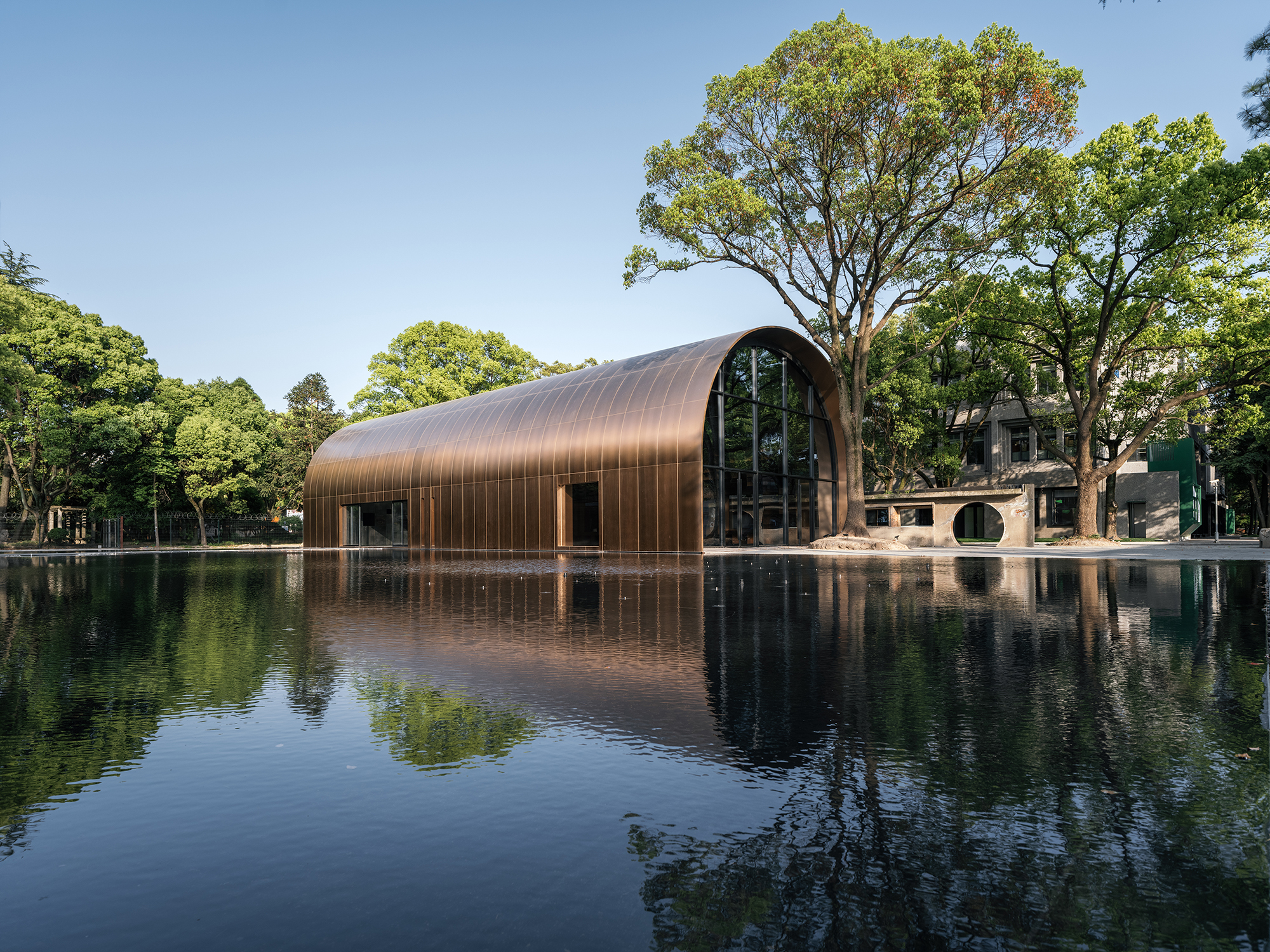 Copper blockhouse by Wutopia Lab - Architizer