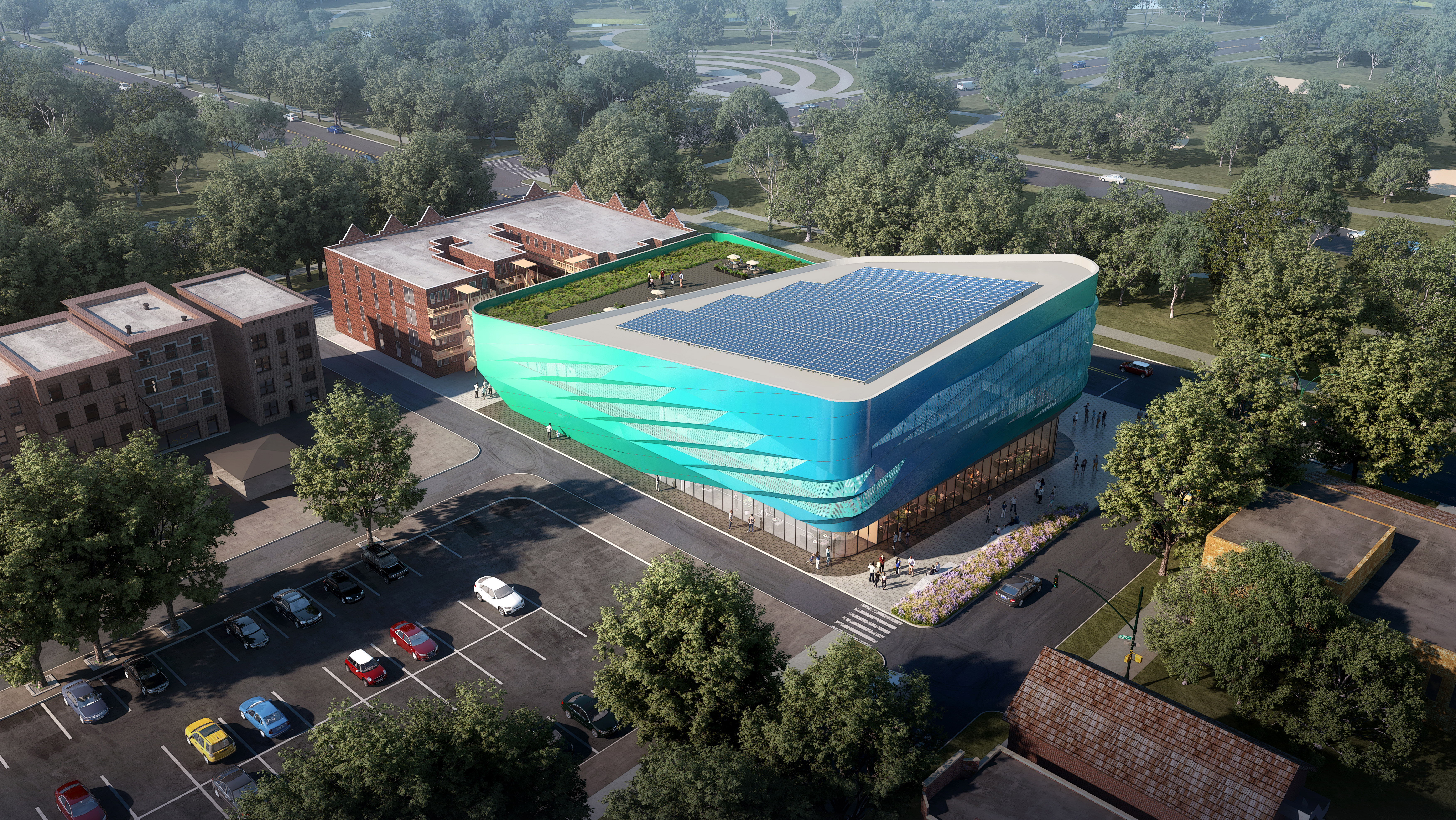 Humboldt Park Health Wellness Center by JGMA - Architizer