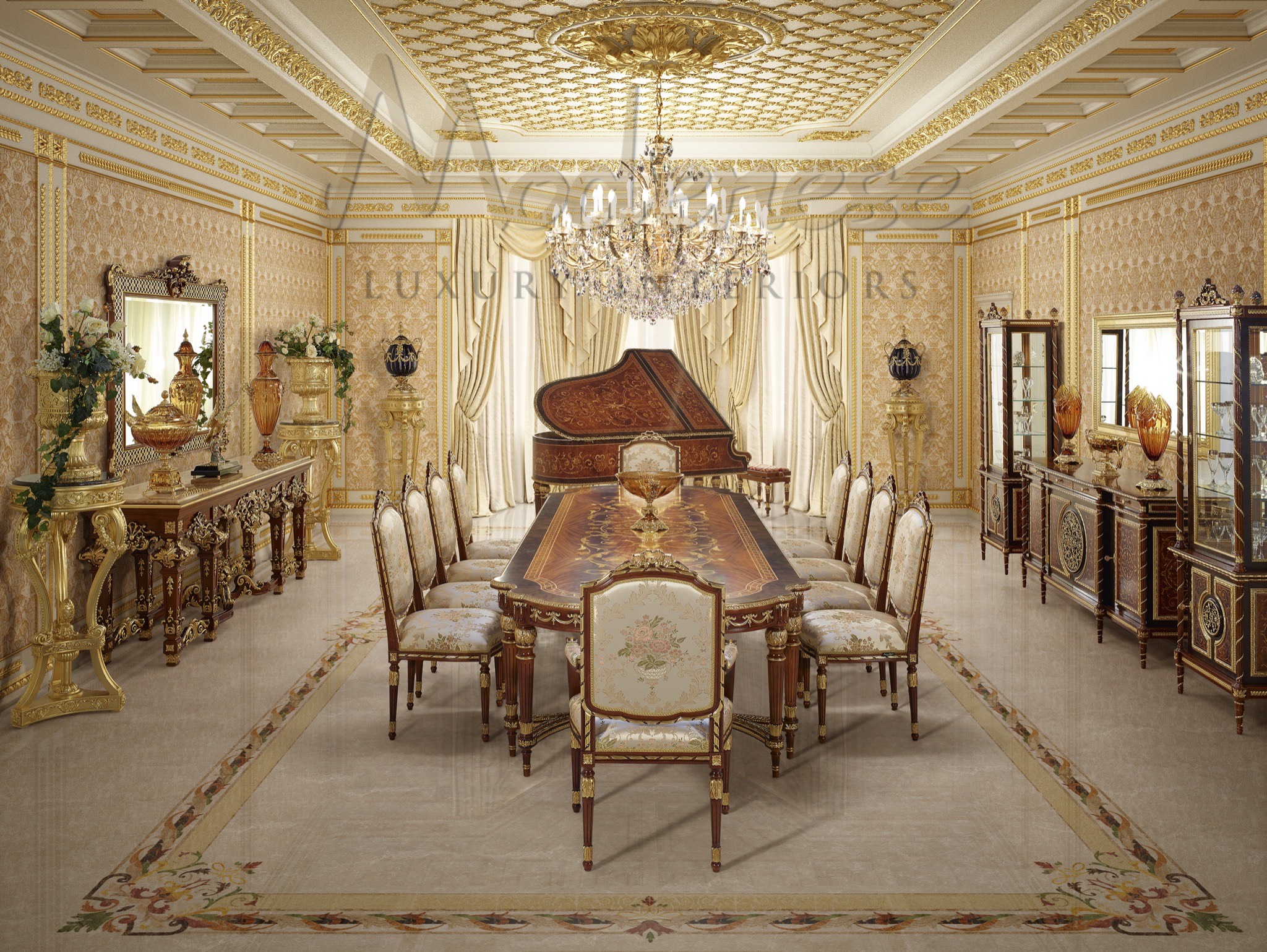 Gorgeous High End Dining Rooms by MODENESE Luxury Interiors - Architizer