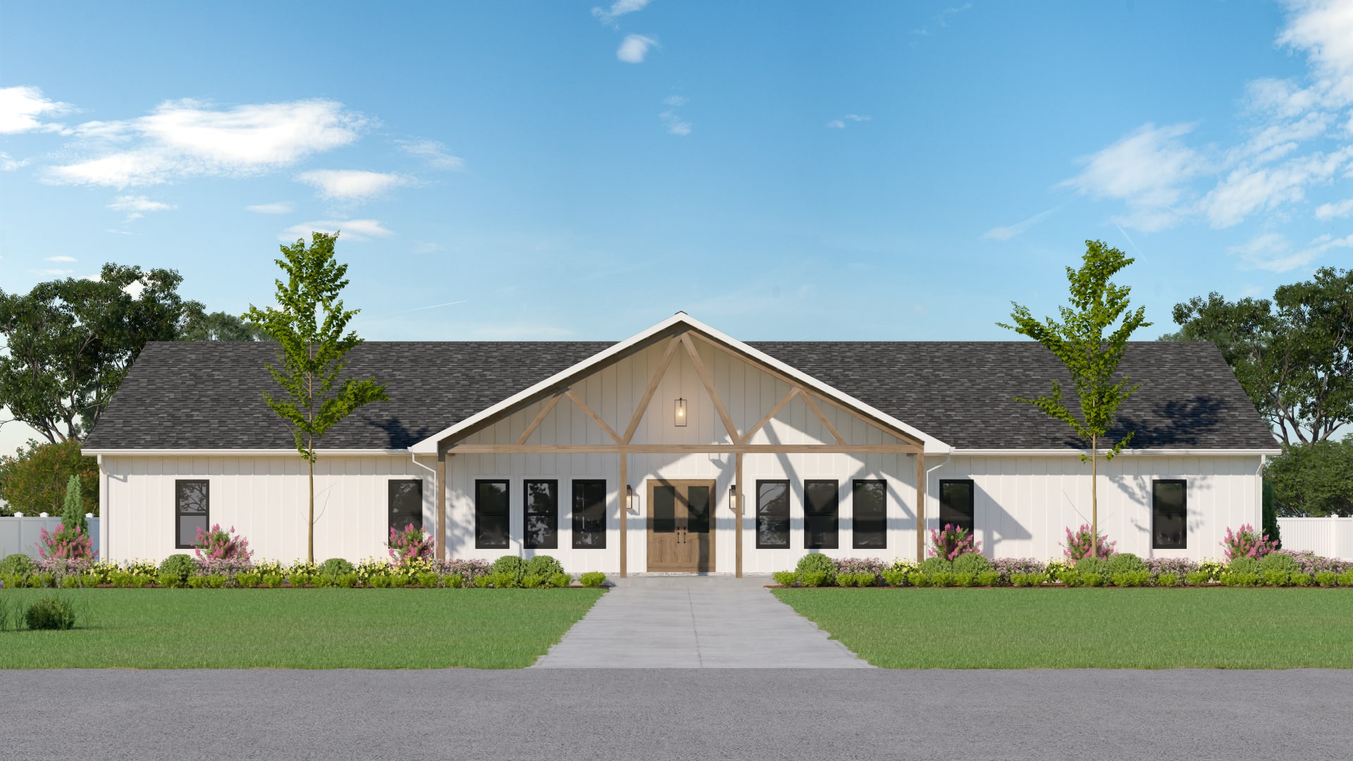 3D Exterior Rendering of All 4 Sides by The 2D3D Floor Plan Company ...