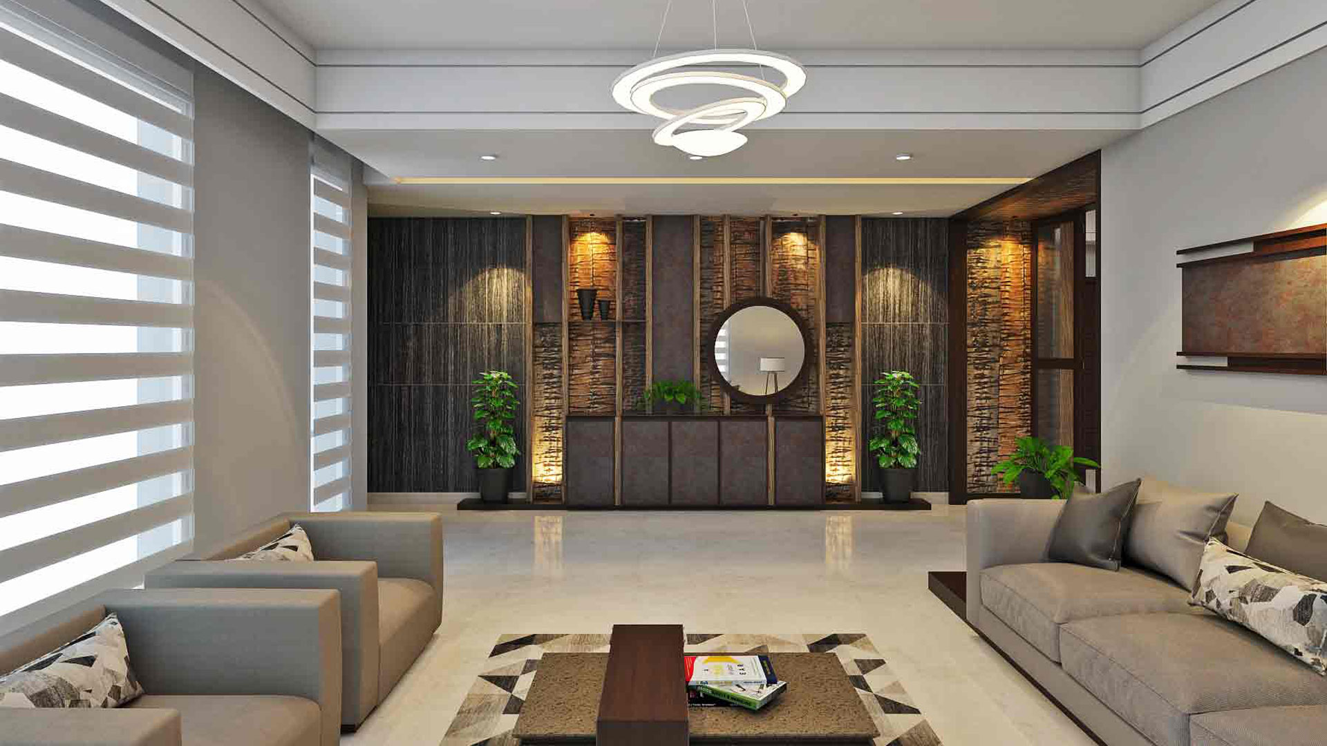 CONTEMPORARY RESIDENCE INTERIOR DESIGN IN GULSHAN by Zero Inch ...