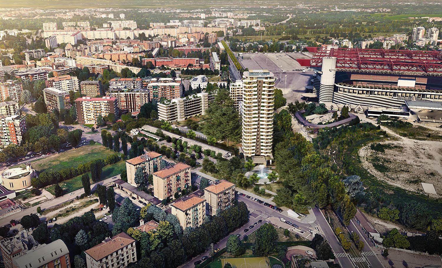 San Siro urban re-generation and Syre residential complex by Studio ...