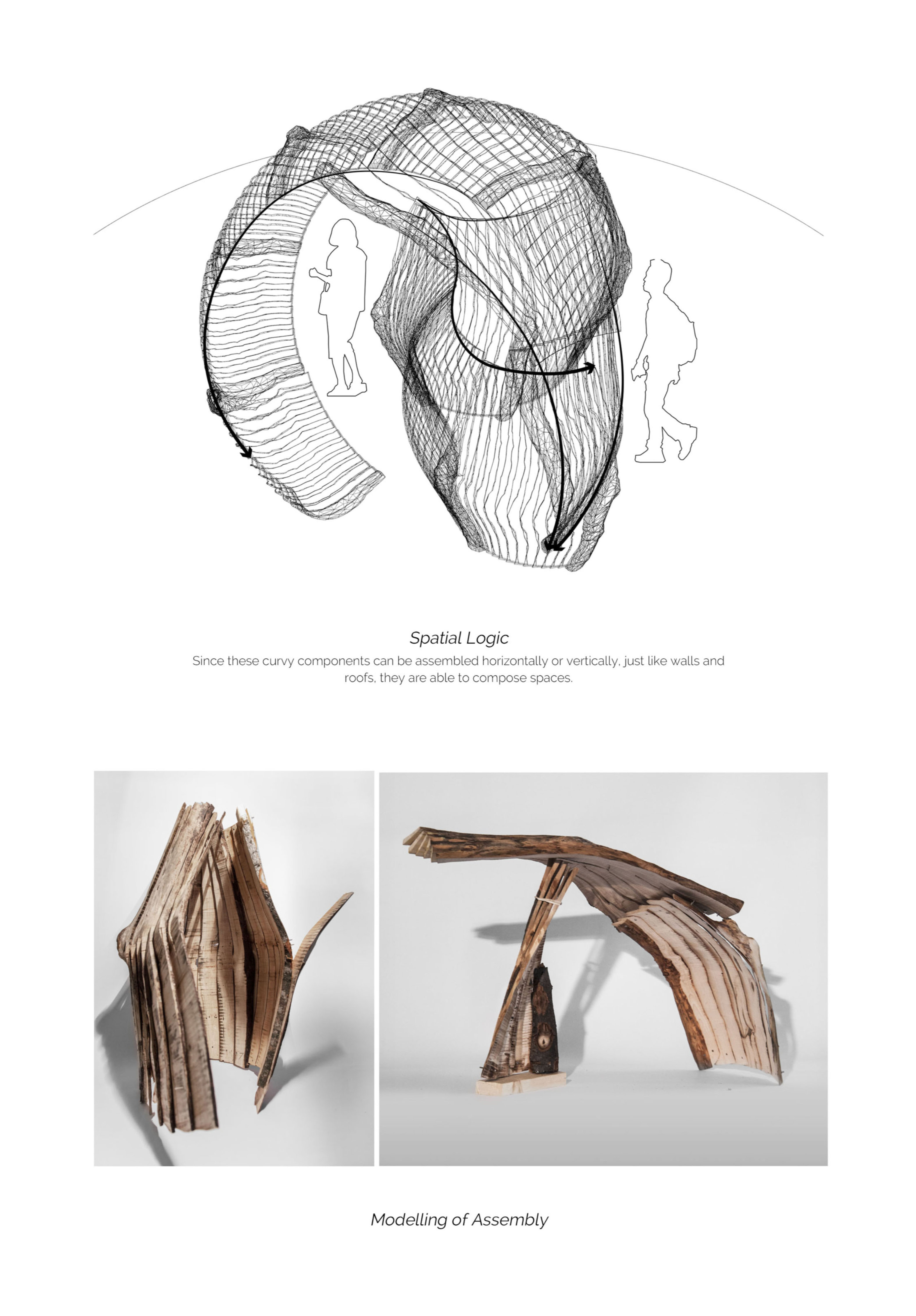 Digital Curvature — Experimental Study of Digital Wood Fabrication by ...