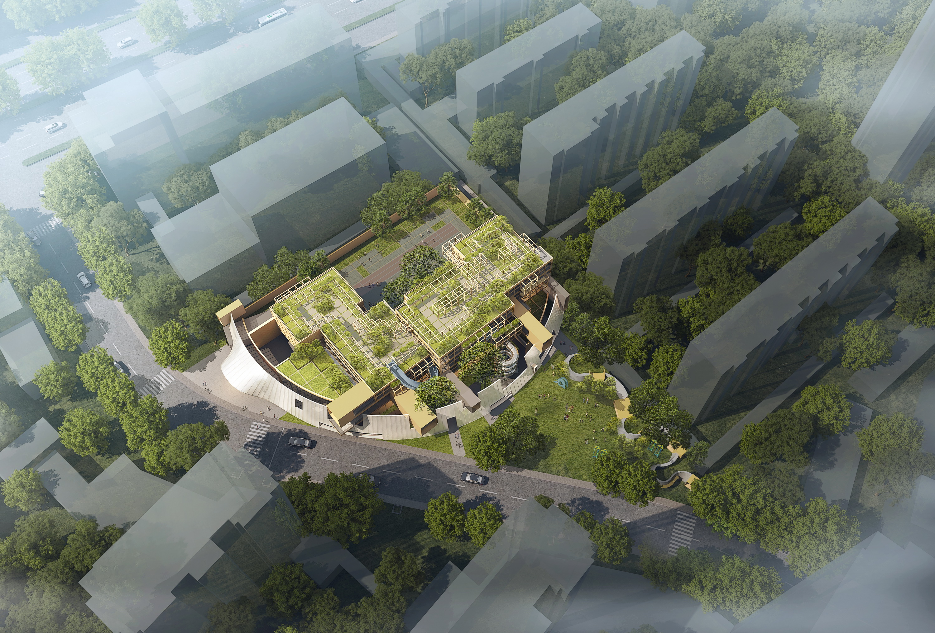 Sanliting Kindergarten by GOA (Group of Architects) - Architizer