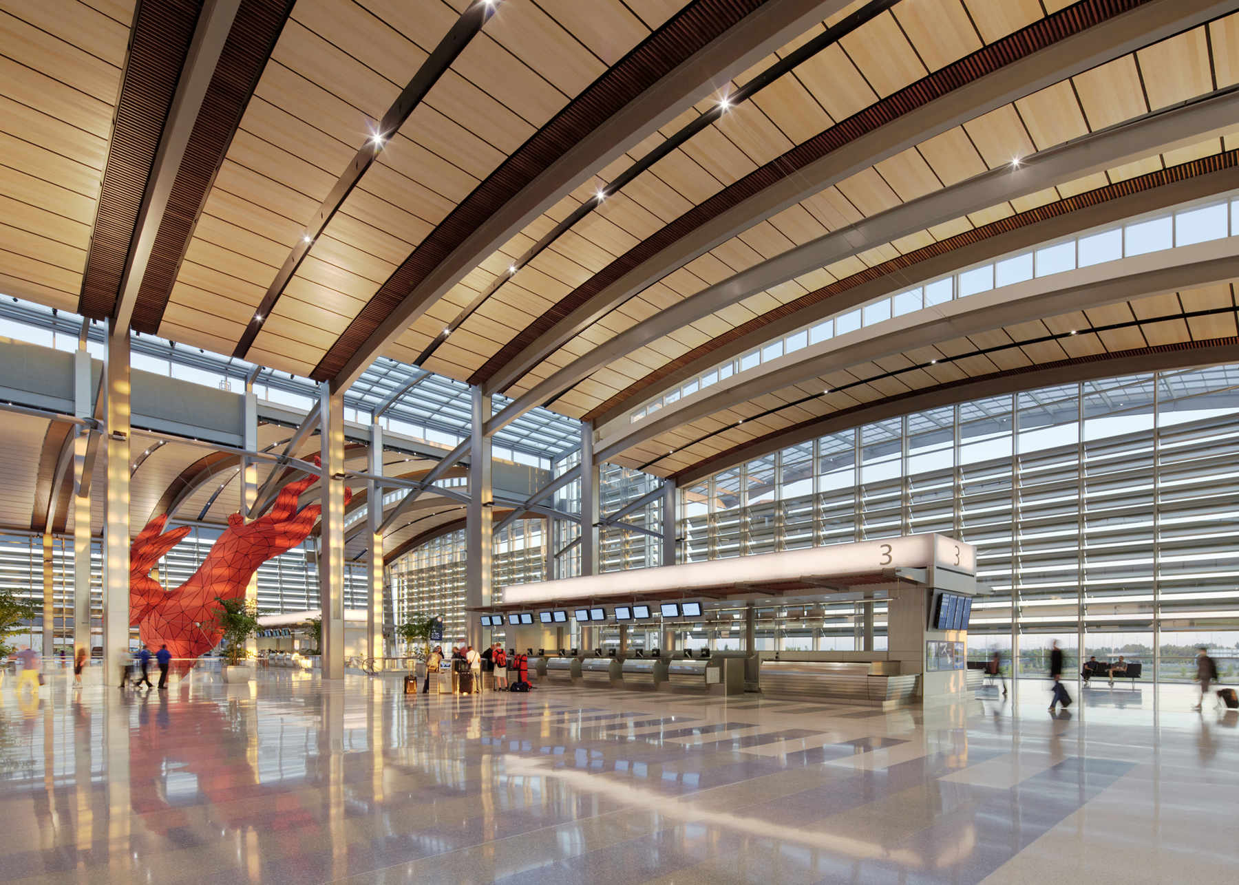 SMF Central Terminal B by Corgan - Architizer