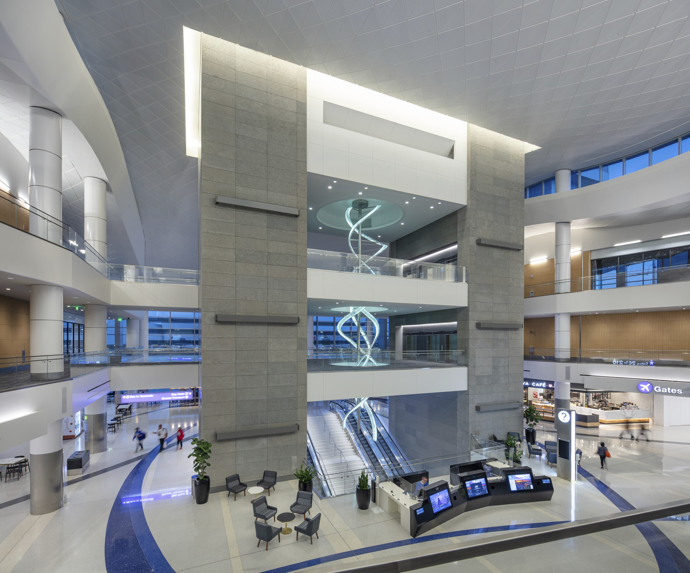 LAX West Gates at Tom Bradley by Corgan - Architizer