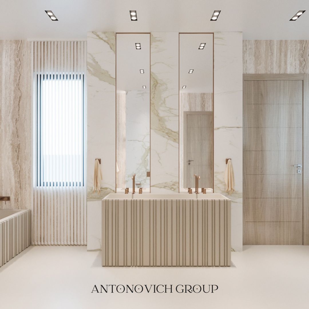 Sanitary Services for Modern Bathroom by LUXURY ANTONOVICH DESIGN ...