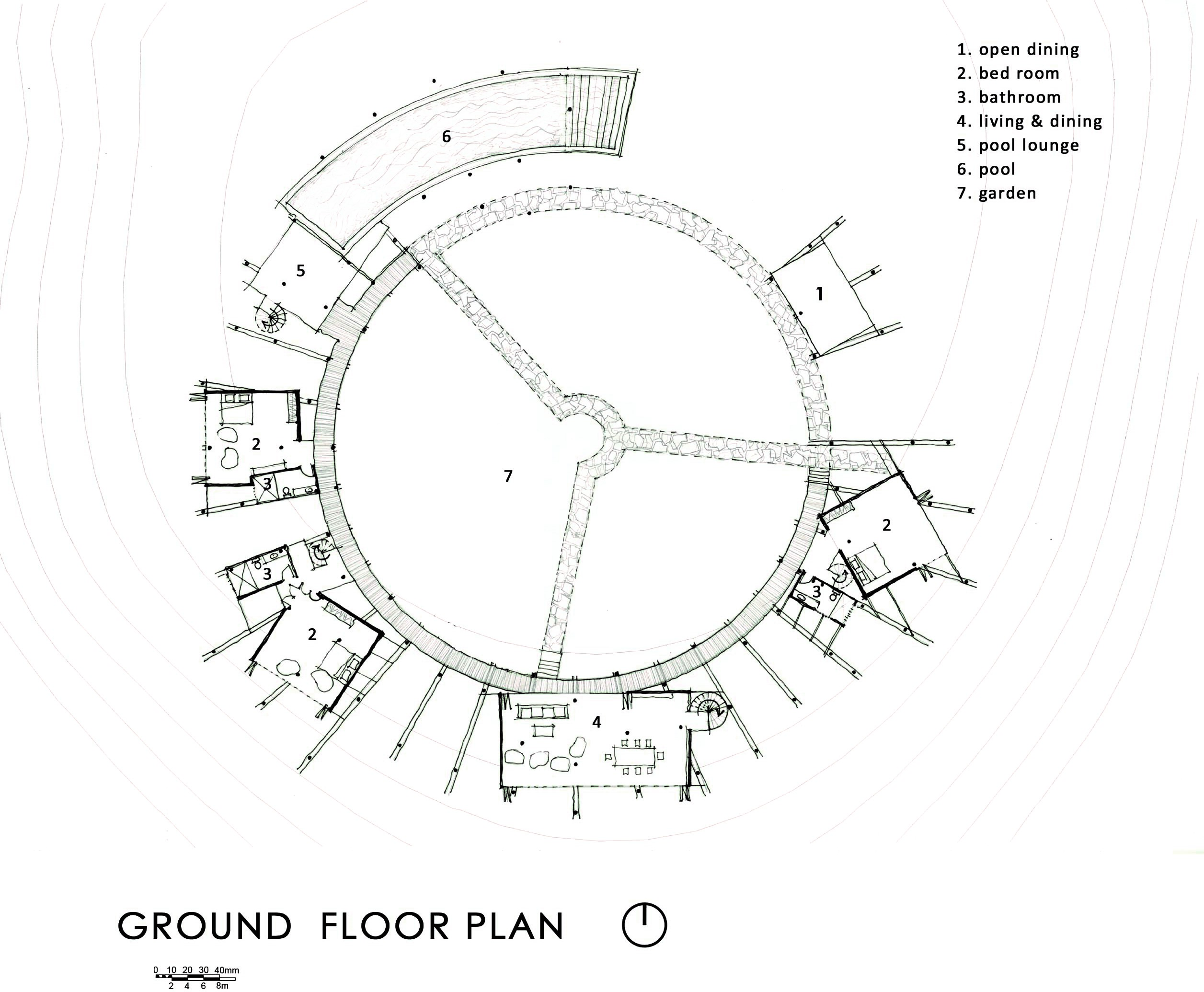 “The Round House”– Estate Bungalow at Ahangama by Archt. Narein Perera ...