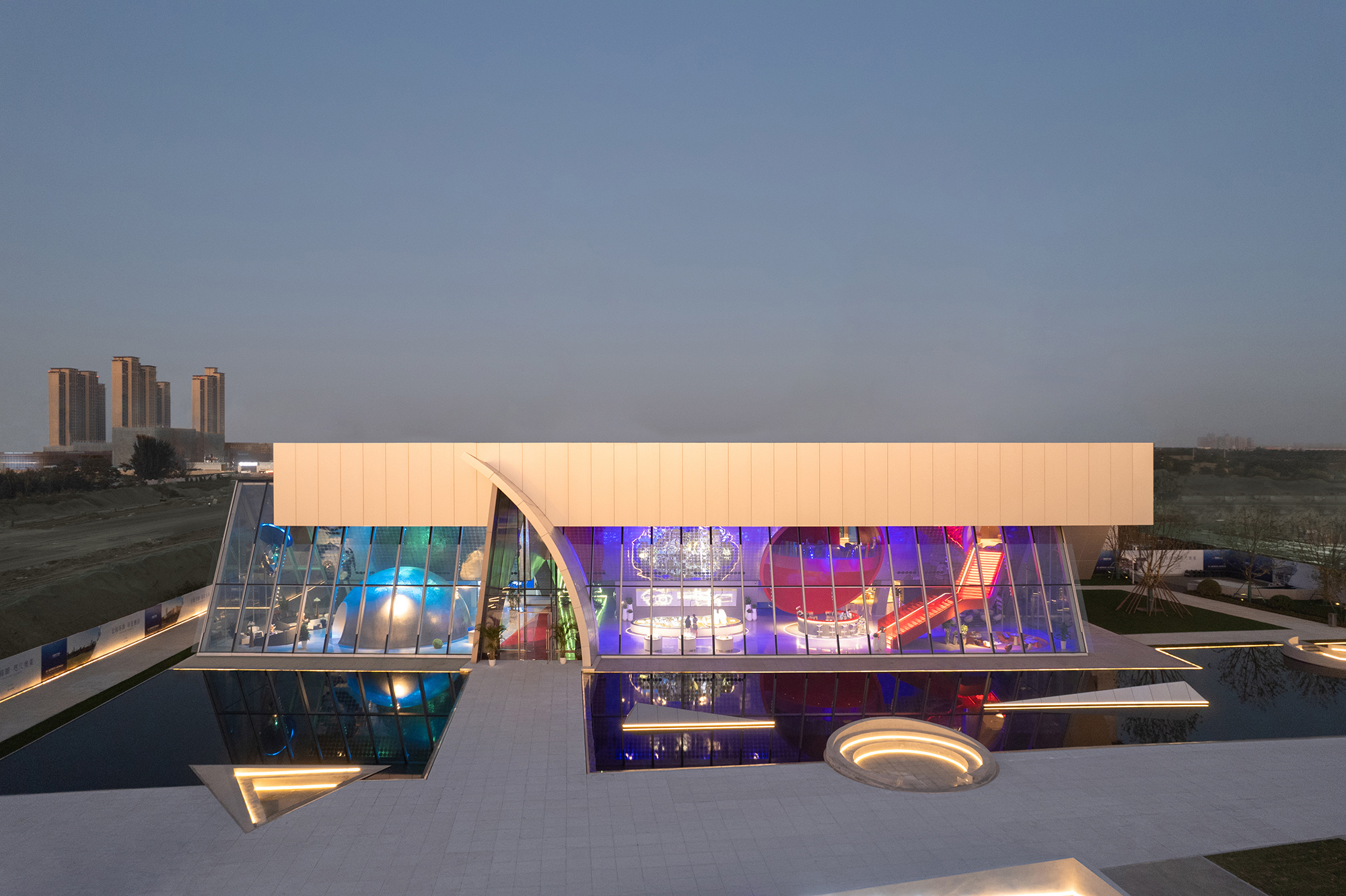 Chongwen Langyue Sales Office, Xian by Puri Lighting Design - Architizer