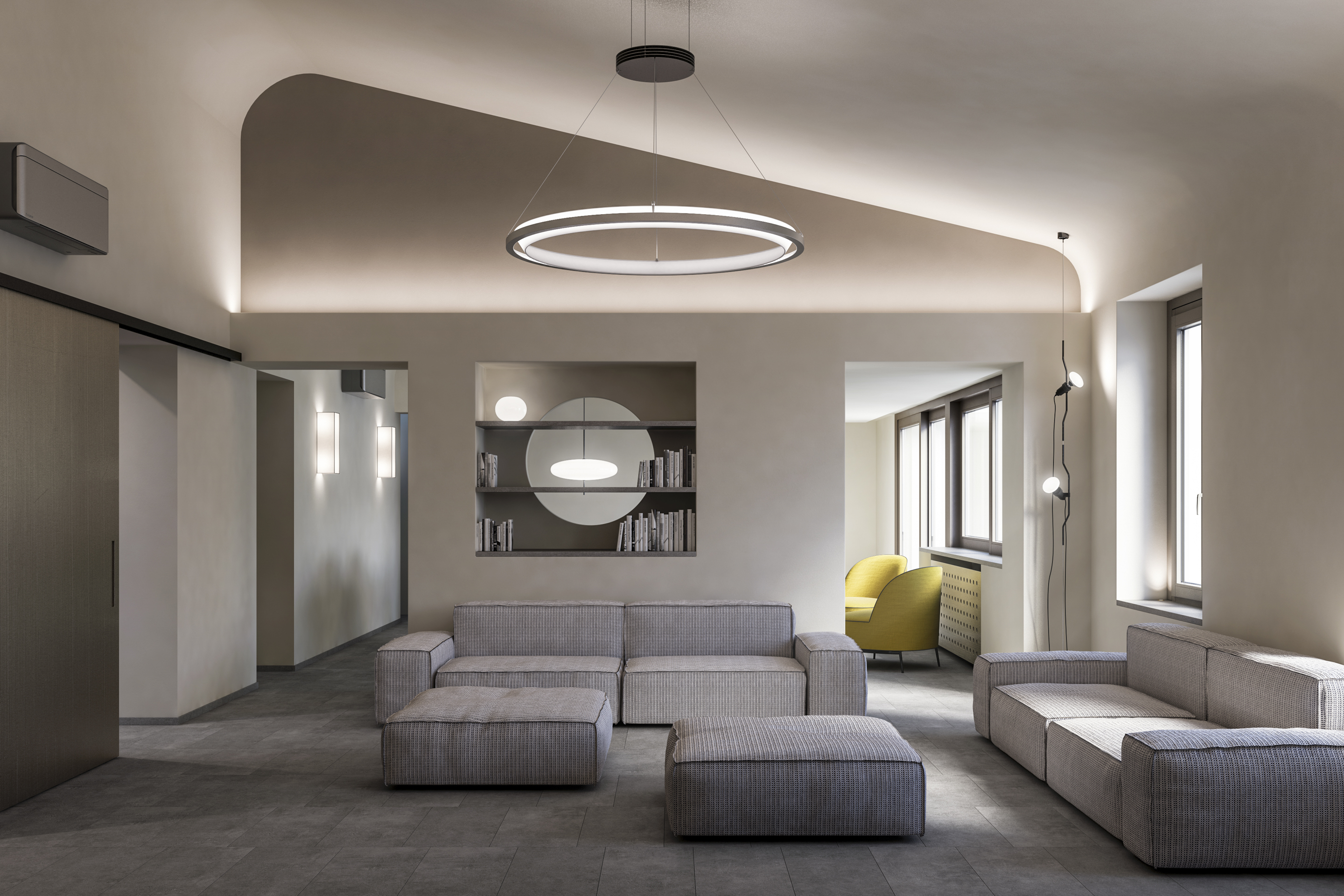 Apartment in Rome by SFArchitects | architectural visualization studio ...