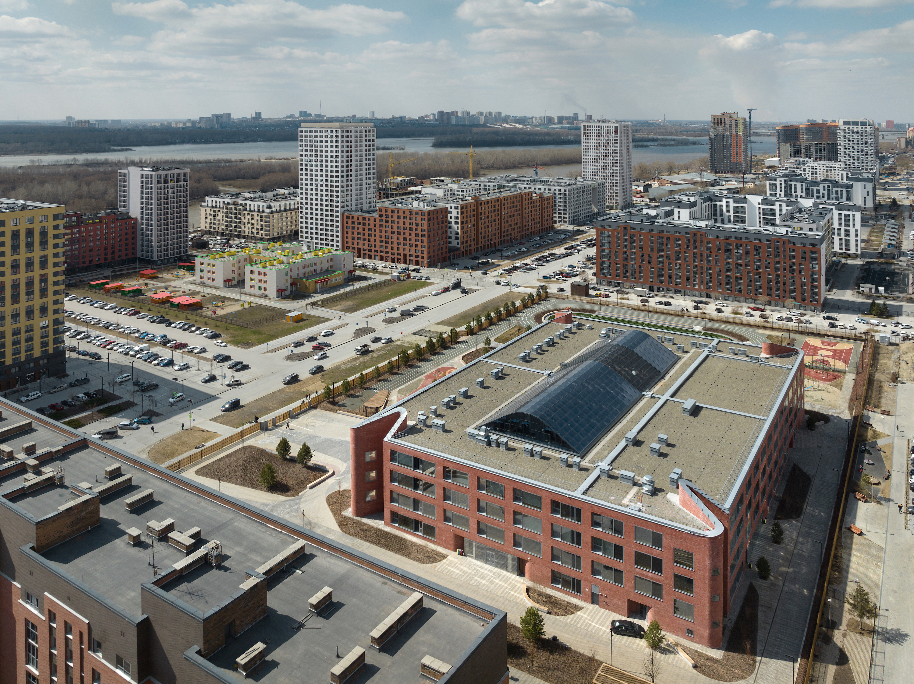 Residential district school by Brusnika - Architizer